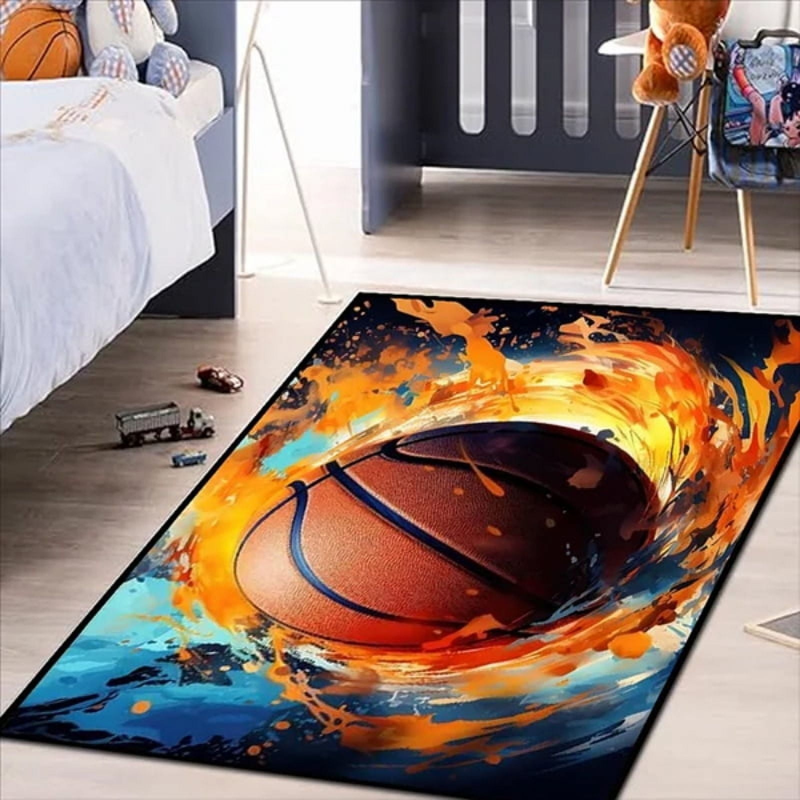 Creative Sports Area Rug for Living Room Personalized Healthy Exercise ...