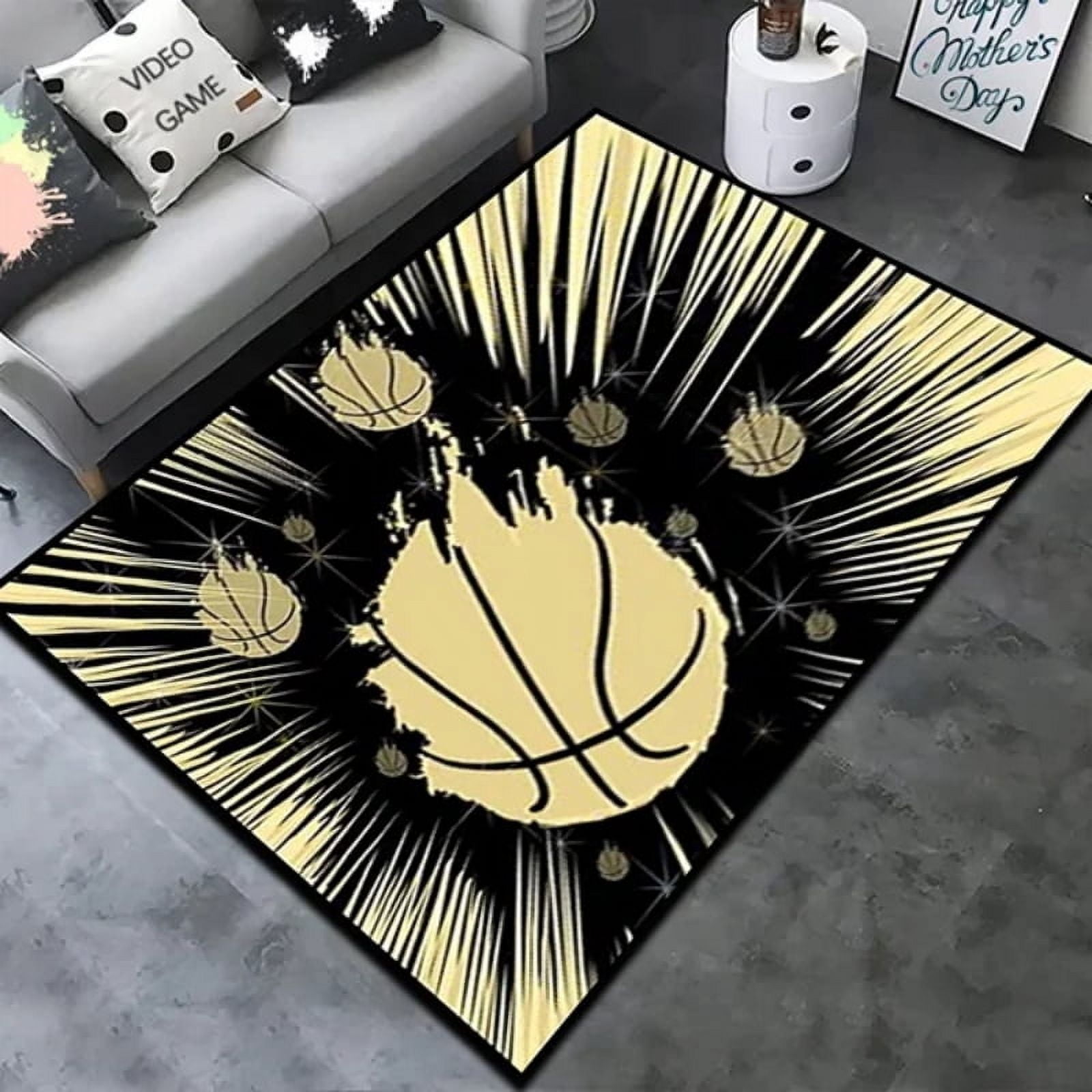 Creative Sports Area Rug for Living Room Personalized Healthy Exercise ...