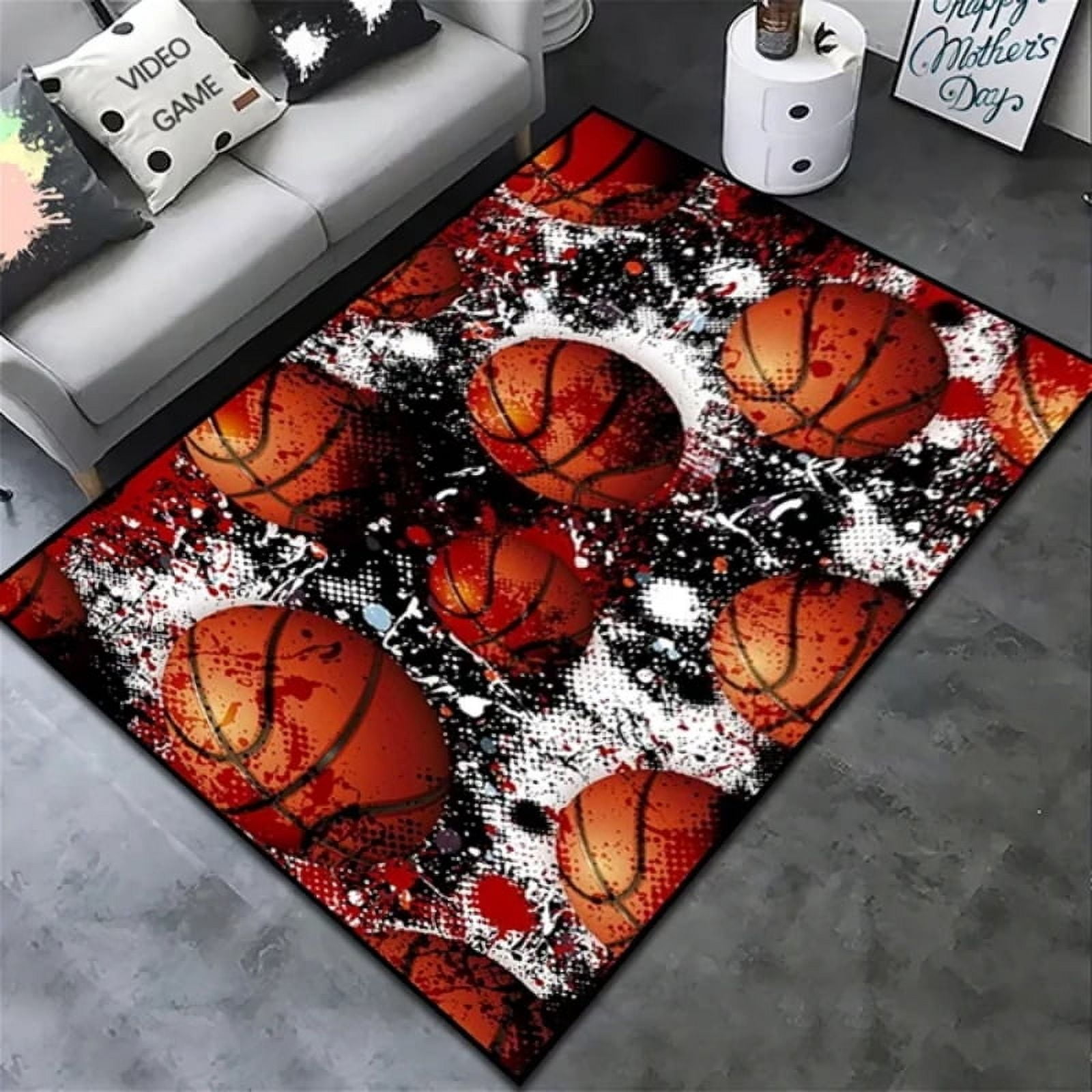 Creative Sports Area Rug for Living Room Personalized Healthy Exercise ...