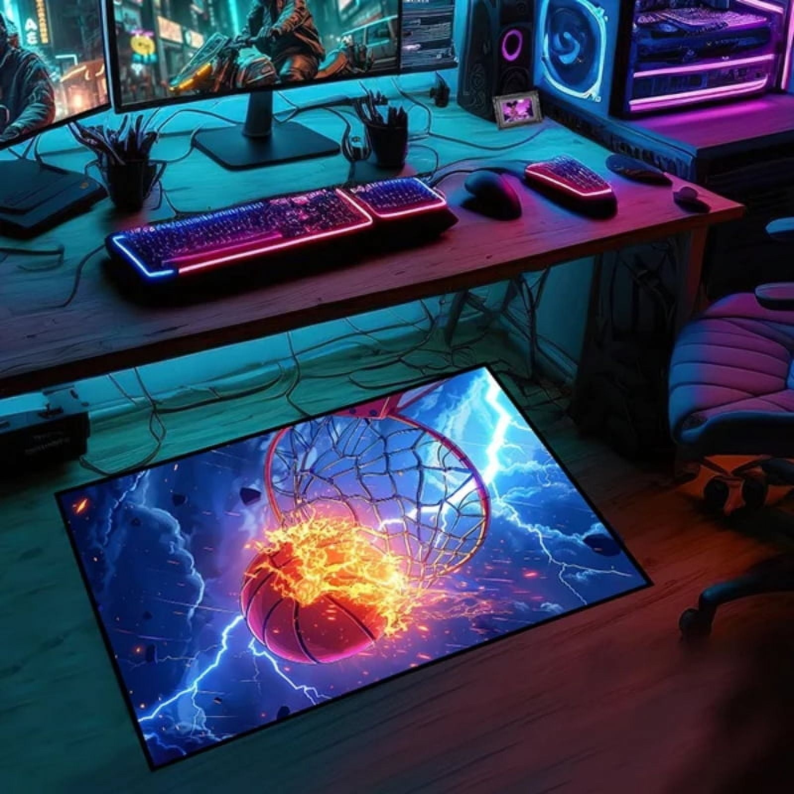 Creative Sports Area Rug for Living Room Personalized Healthy Exercise ...