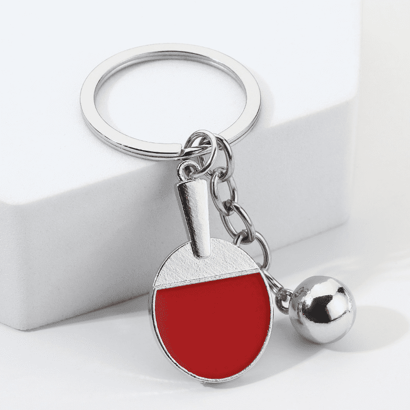 Creative Sports Ball Keychains Bowling Golf Soccer Badminton Keychain ...