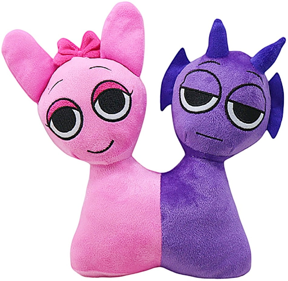 Creative Sprunki Plush Toys - 9.8'' Soft Huggable Sprunki Plush Toys ...