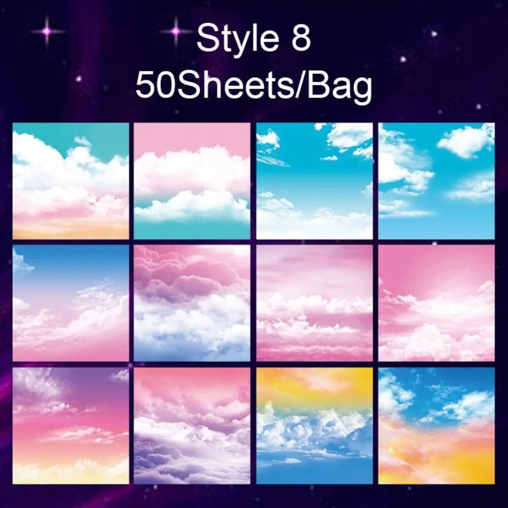 Creative Square Star Sky Constellations Origami Paper Kid DIY Handmade ...