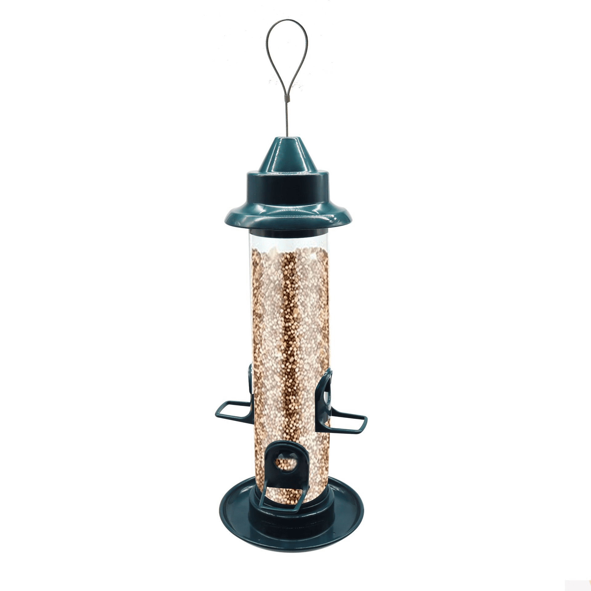 Creative Squirrel-Proof Automatic Hanging Bird Feeder, 12.9 x 5.1 in ...