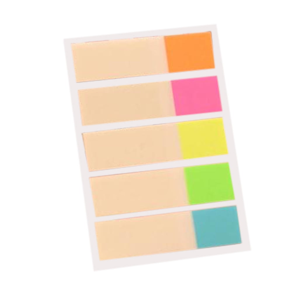 Creative Stationery Fluorescent Classification Index Paste Label ...
