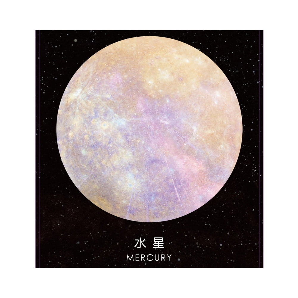 Creative Sticky Notes, Round Stationery for Students, Planets Series ...