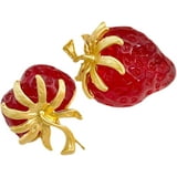 Creative Strawberry Earrings for Women Decorative Fruit Jewelry ...