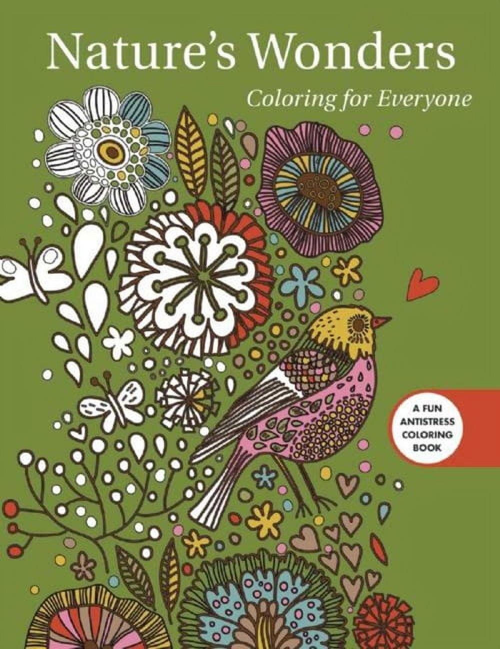 Creative Stress Relieving Adult Coloring Book Series: Nature's Wonders ...