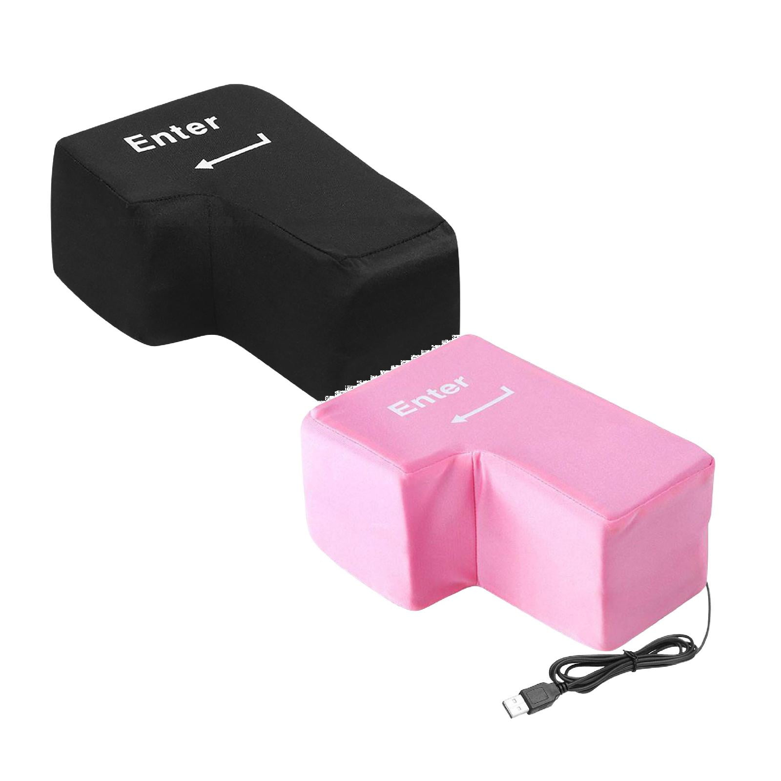 Creative Super Sized Enter Key Throw Pillow Funny USB Big Enter Button ...