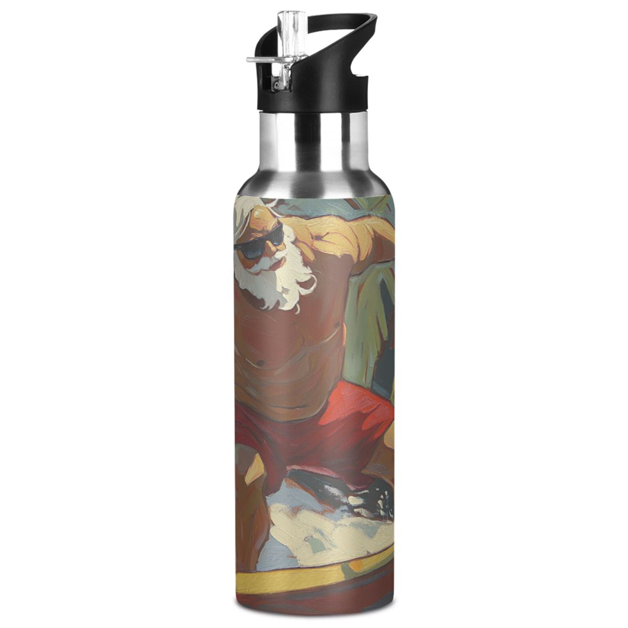 Creative Surfing Santa Claus 1000ml Double Walled Stainless Steel ...