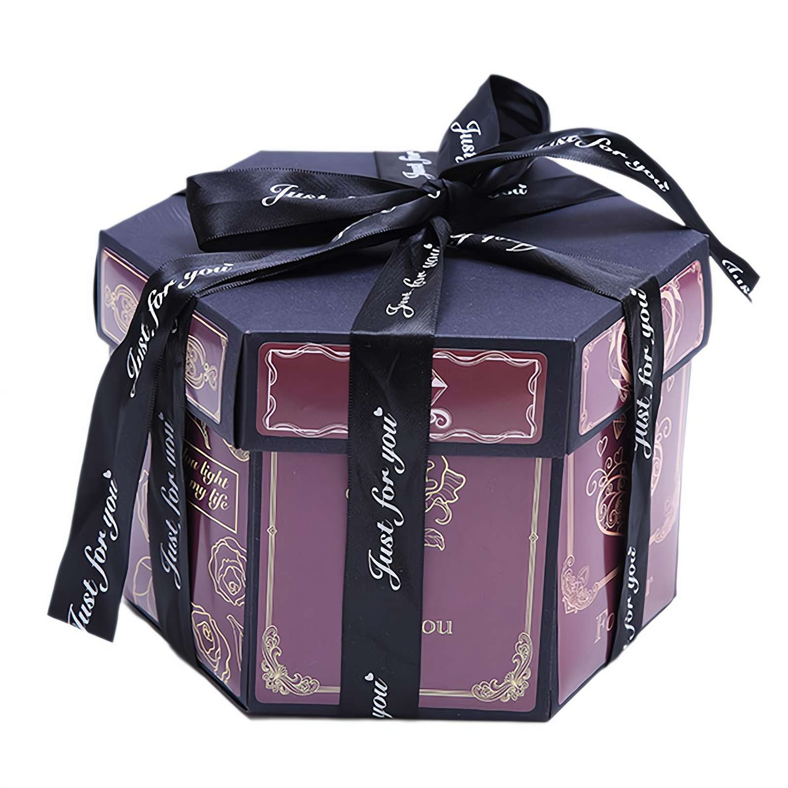 Multilayers Hexagon DIY Album, Creative Gift Box, Explosion Picture ...