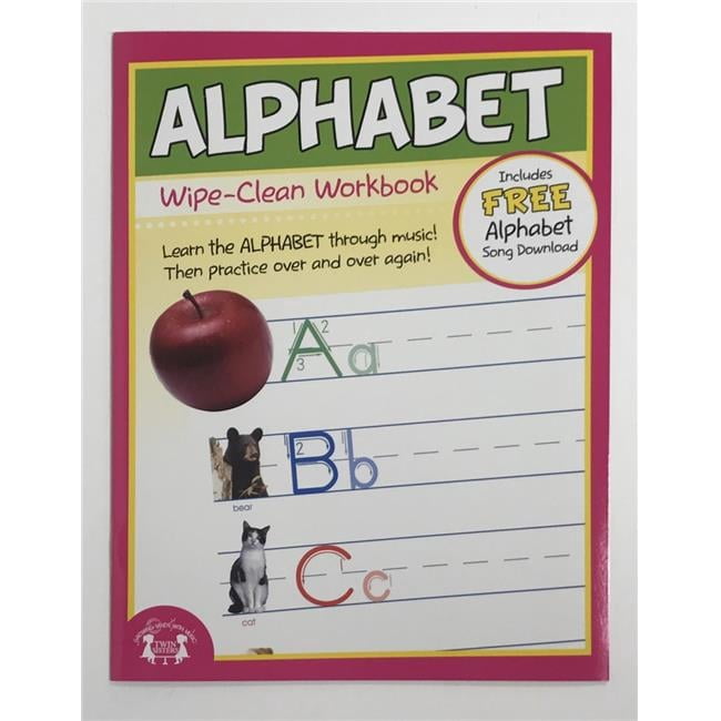Creative Teaching Materials Alphabet Wipe Clean Workbook - Walmart.com