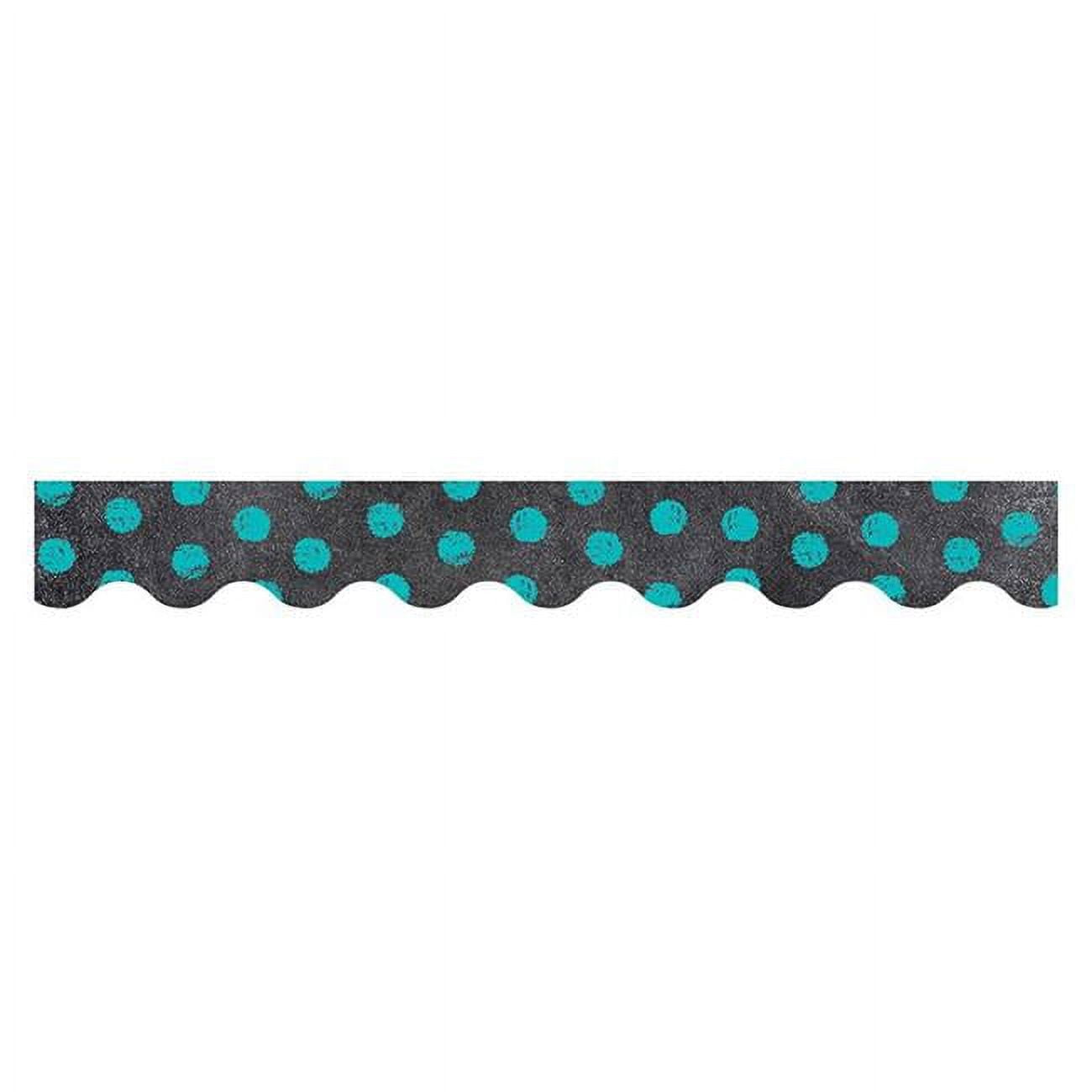 Creative Teaching Press CTP0216BN Dots on Chalkboard Turquoise Border ...