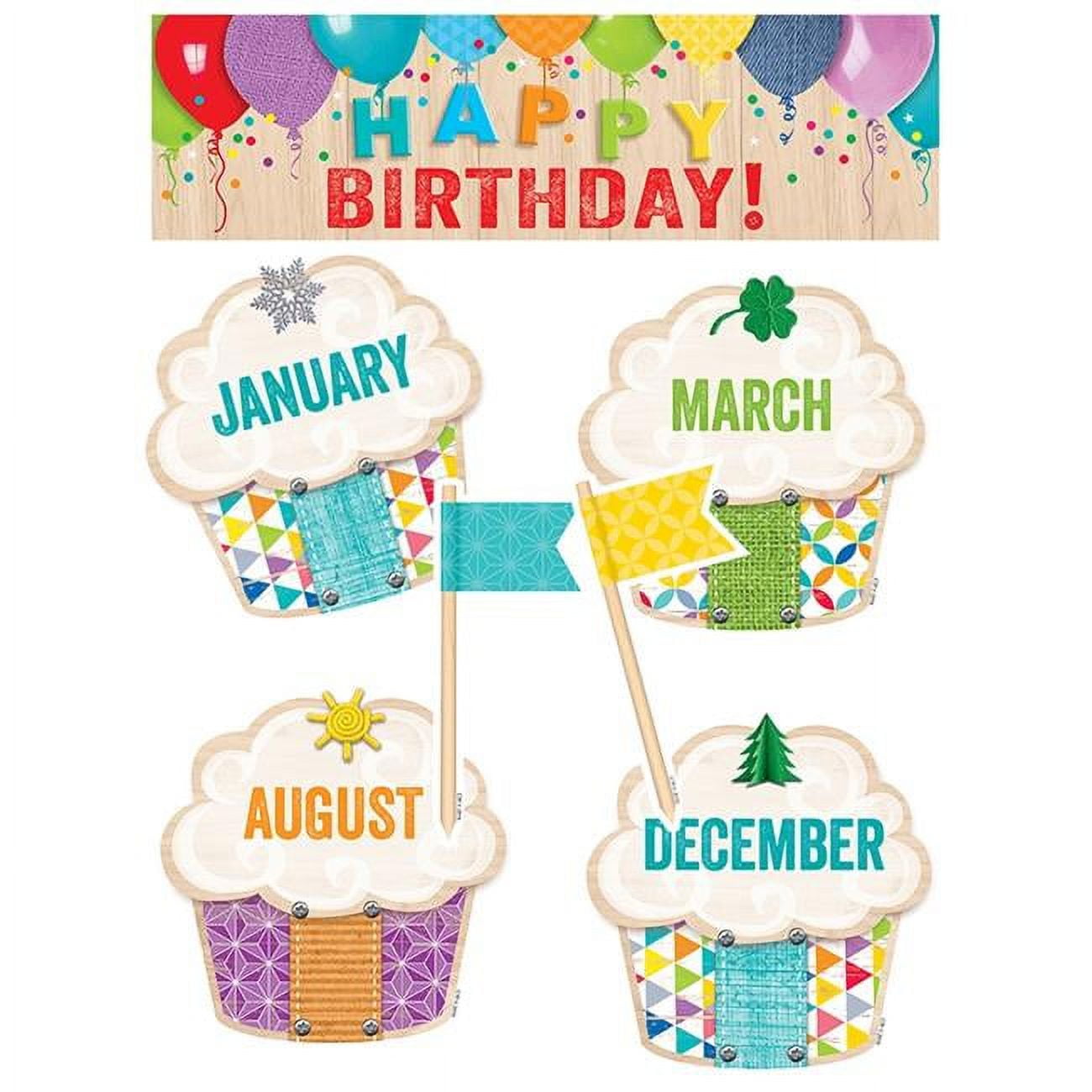 Creative Teaching Press CTP0599 Happy Birthday Mini Bulletin Board Set ...