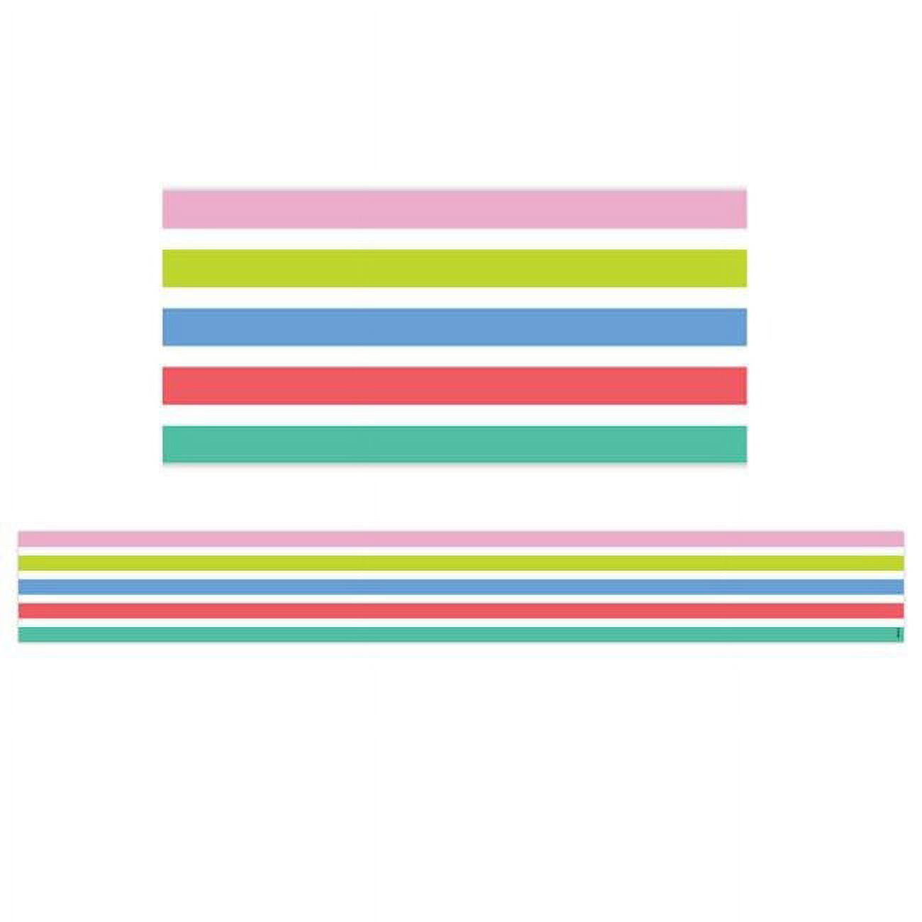 Creative Teaching Press CTP10426 48 ft. Rainbow Stripes Border, Multi ...