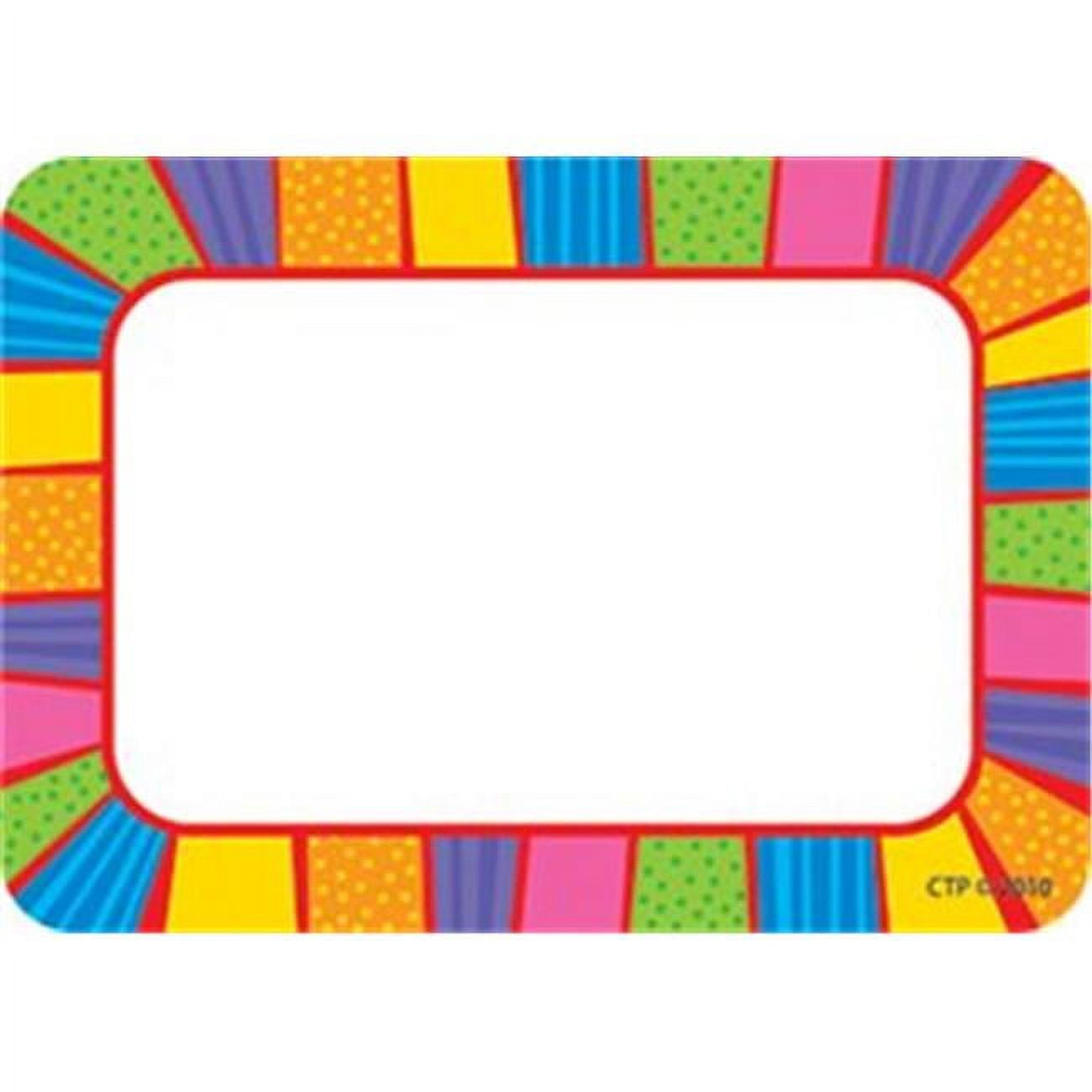 Creative Teaching Press CTP4512 Playful Patterns Name Tags - Walmart.com