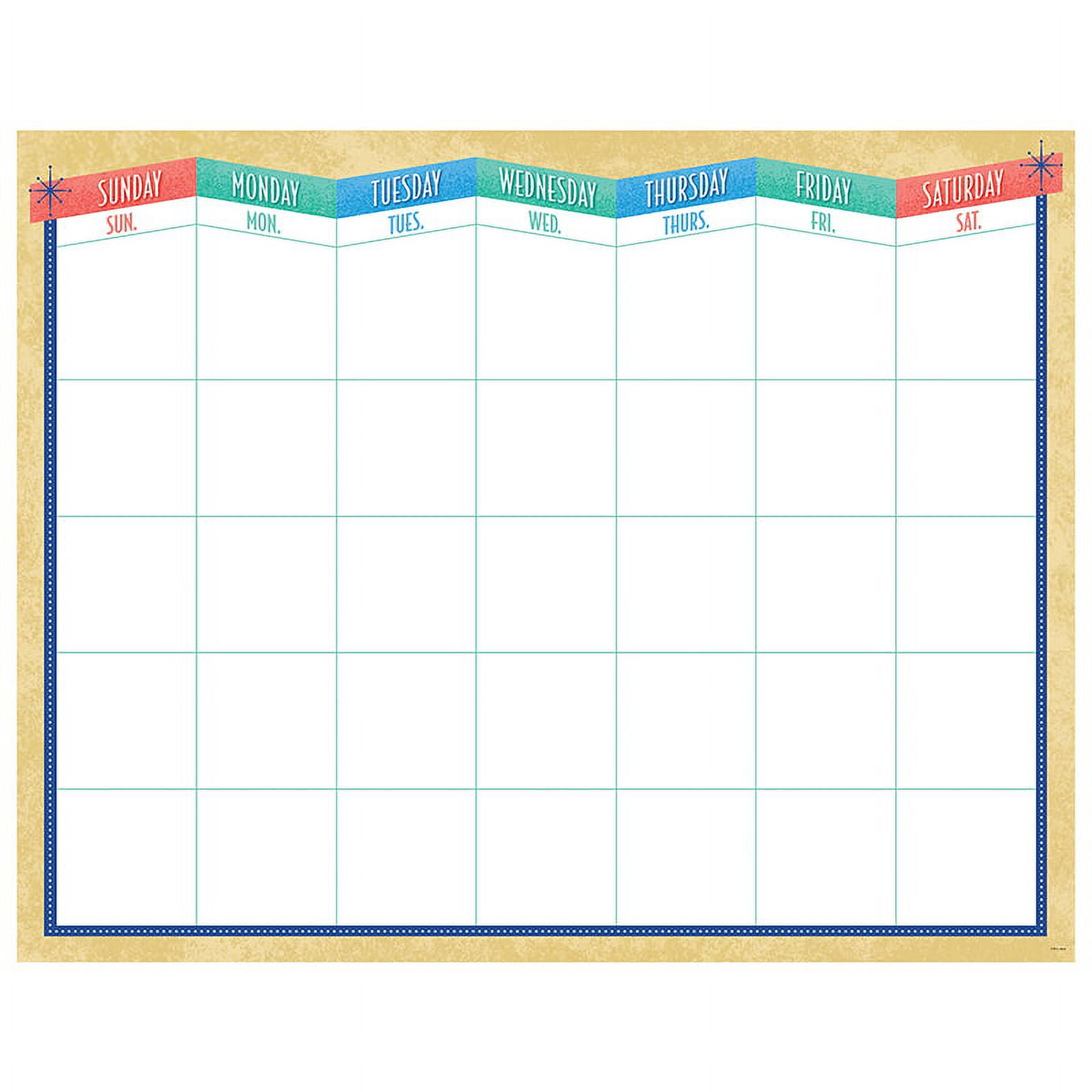 Creative Teaching Press CTP5277 Midcentury Modern Calendar Chart ...