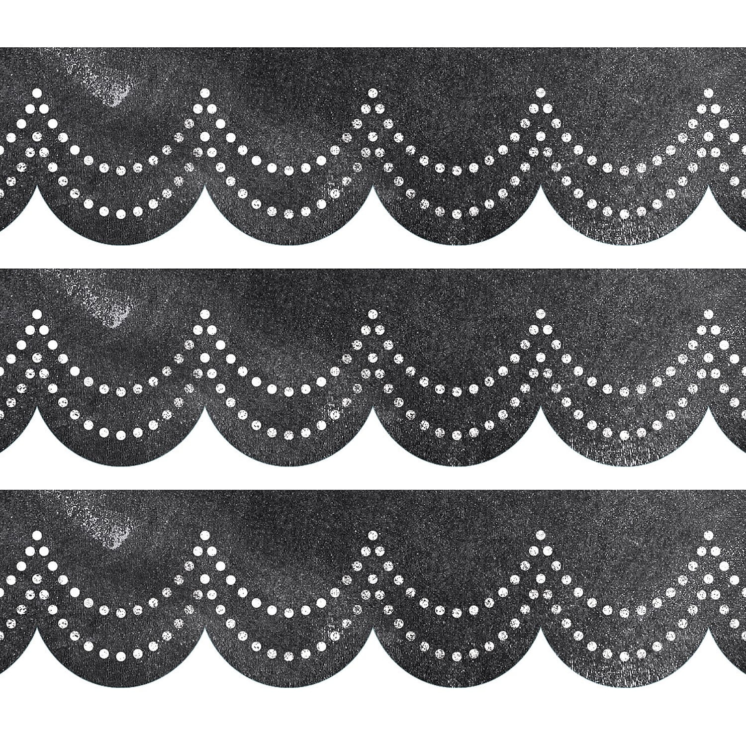 Creative Teaching Press Chalk It Up! Dotted Scallops EZ Border, 48 Feet ...