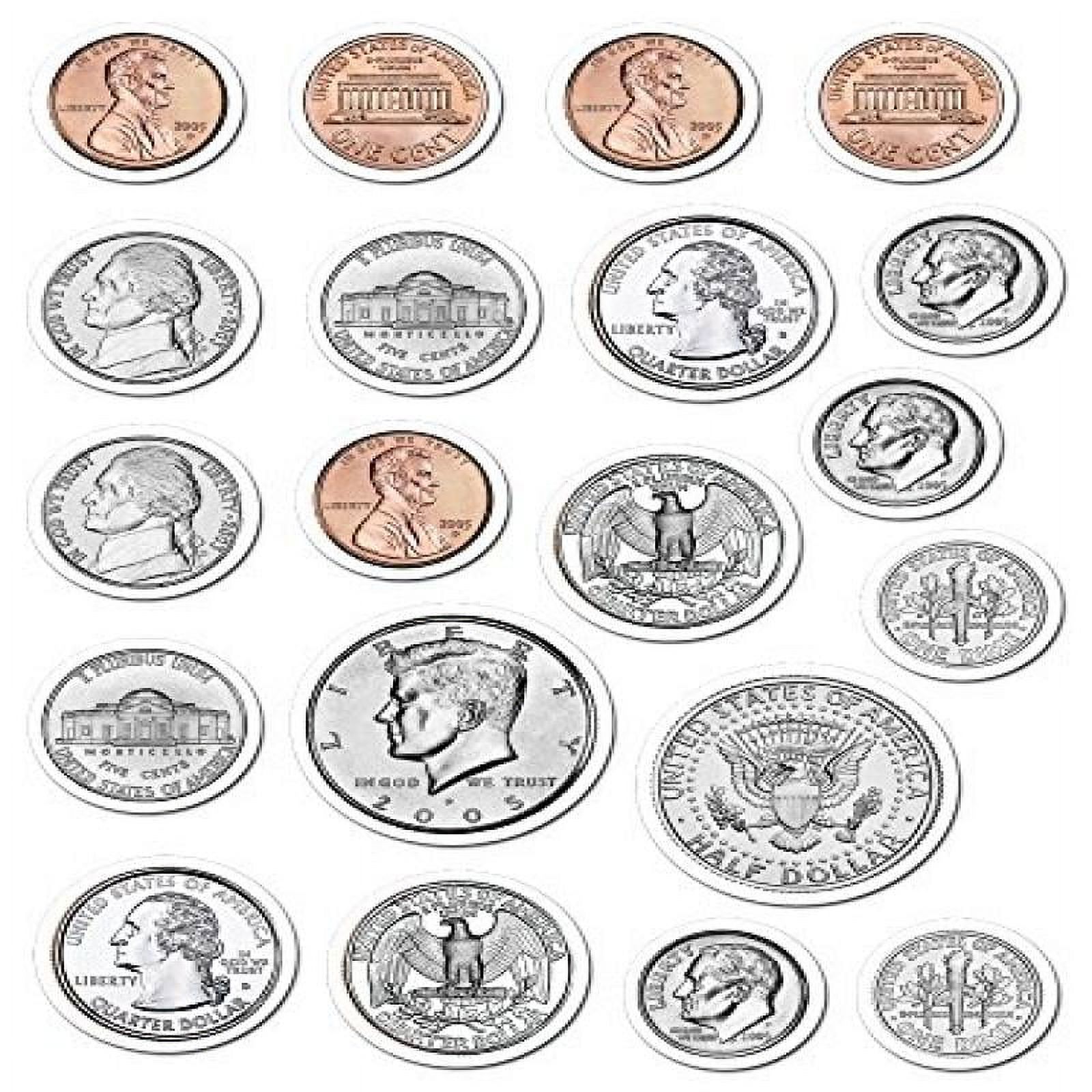 Creative Teaching Press Coins Stickers (4128) - Walmart.com