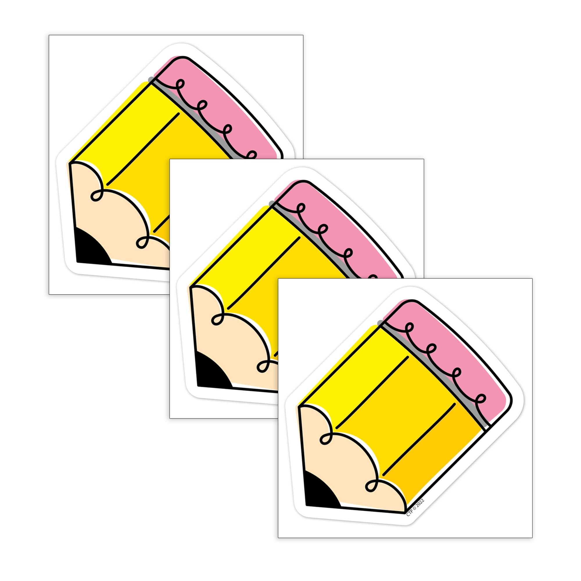 Creative Teaching Press Core Dcor Doodle Pencil 3" Designer Cut-Outs ...