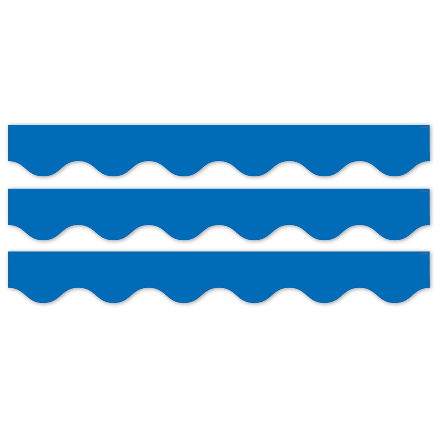 Creative Teaching Press Core Decor Blue Wavy EZ Border, Bulletin Board ...