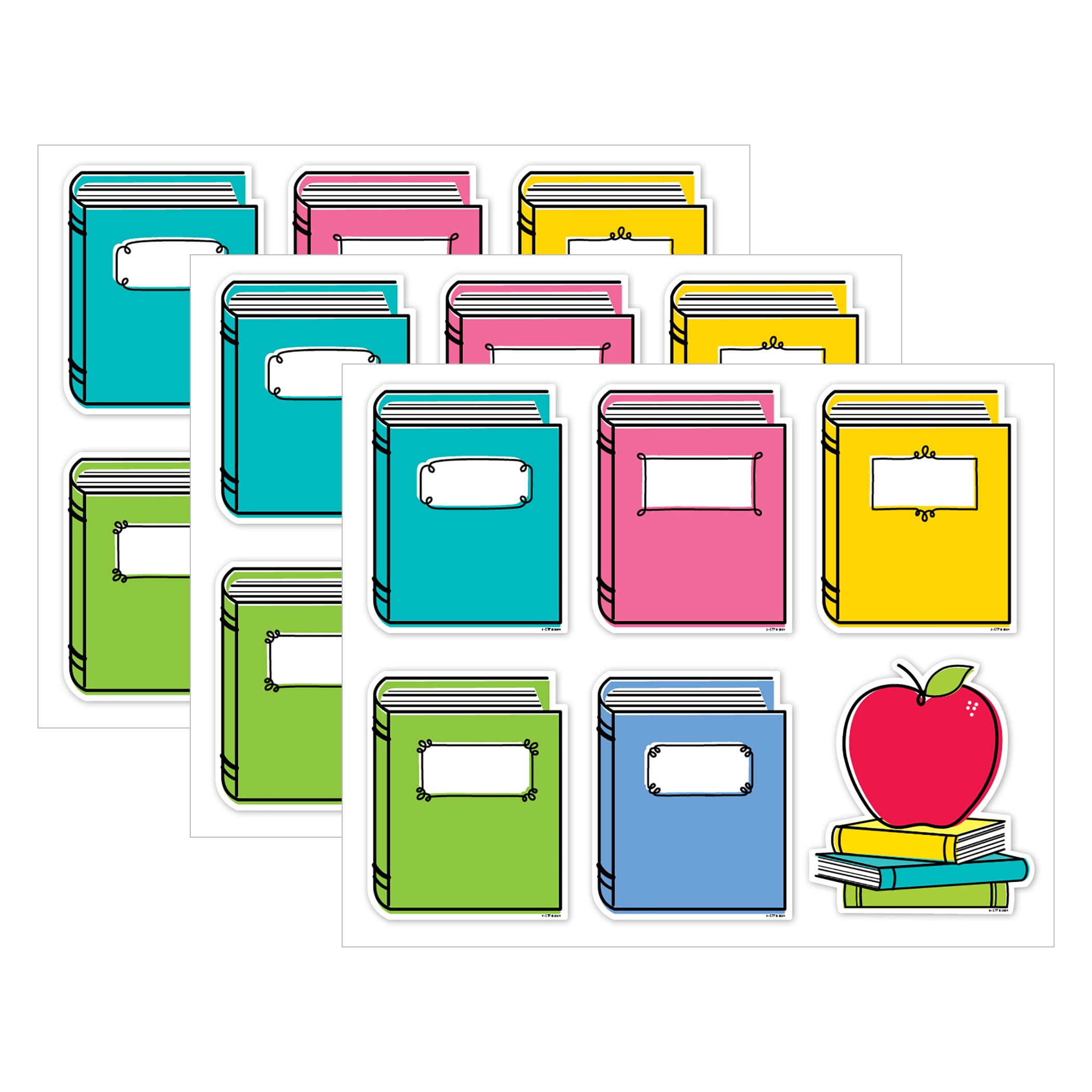 Creative Teaching Press Core Decor Doodle Books 6" Designer Cut-Outs ...