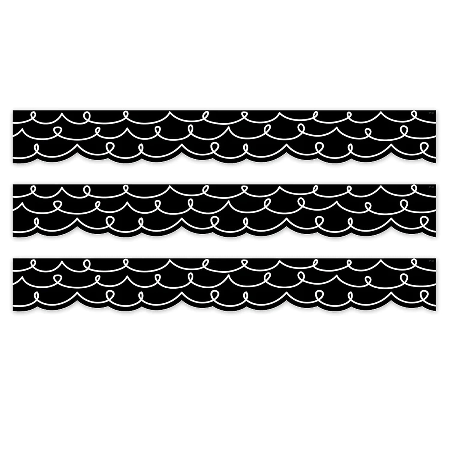 Creative Teaching Press Core Decor Loop-de-Loop on Black EZ Border, 48 ...