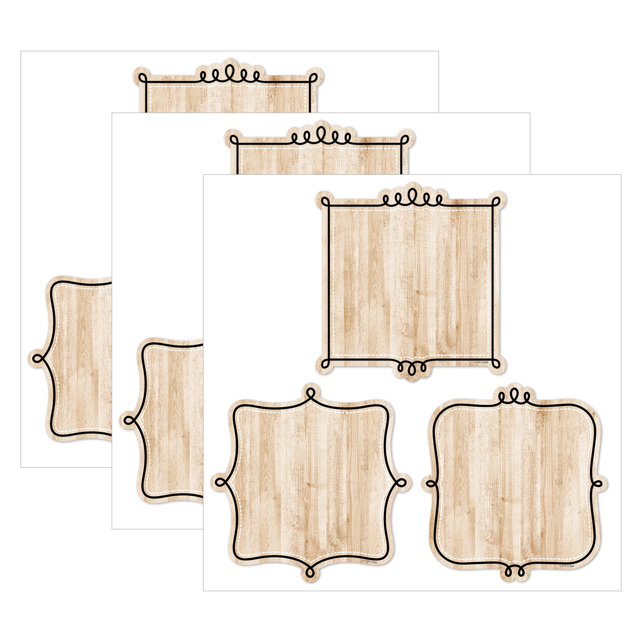 Creative Teaching Press Core Decor Loop-de-Loop on Wood 6" Designer Cut ...