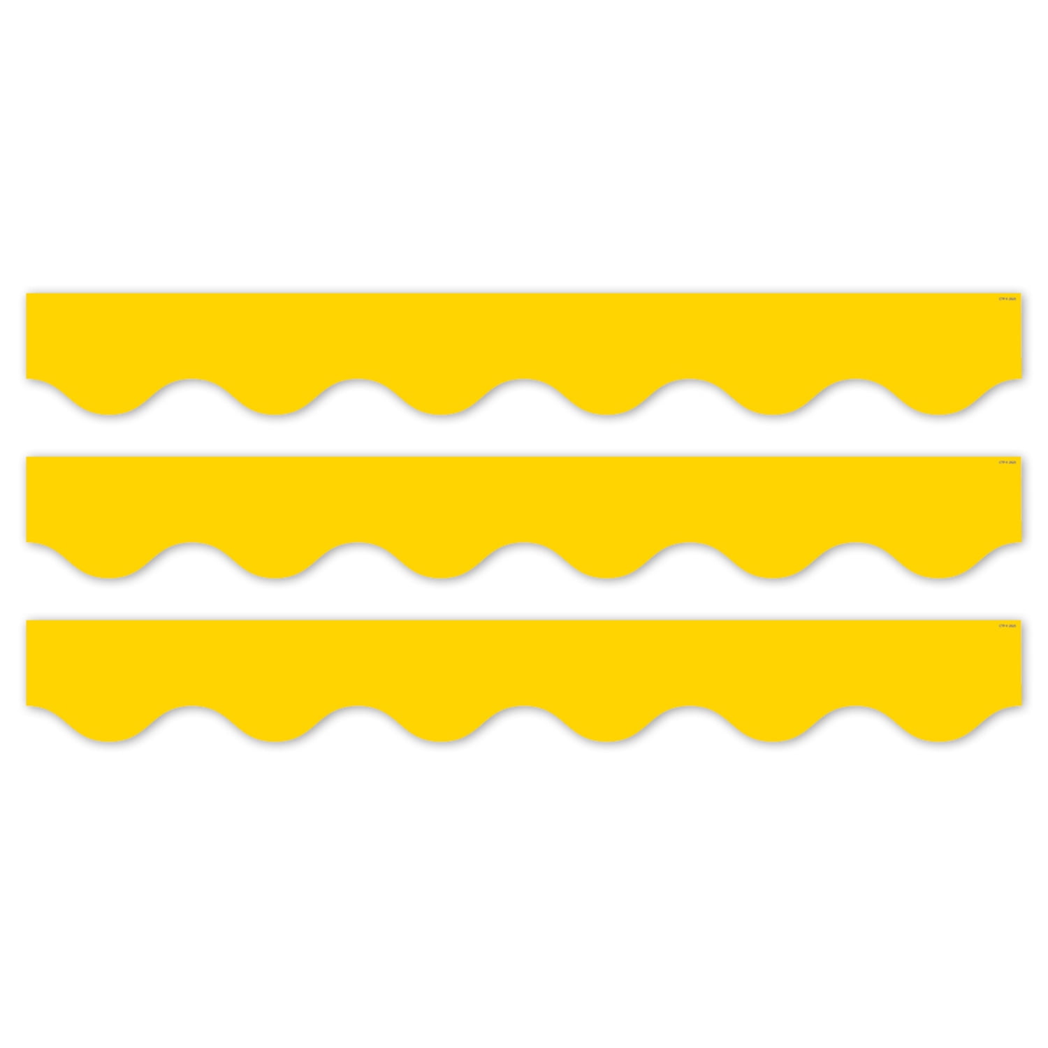 Creative Teaching Press Core Decor Yellow Wavy EZ Border, Bulletin ...