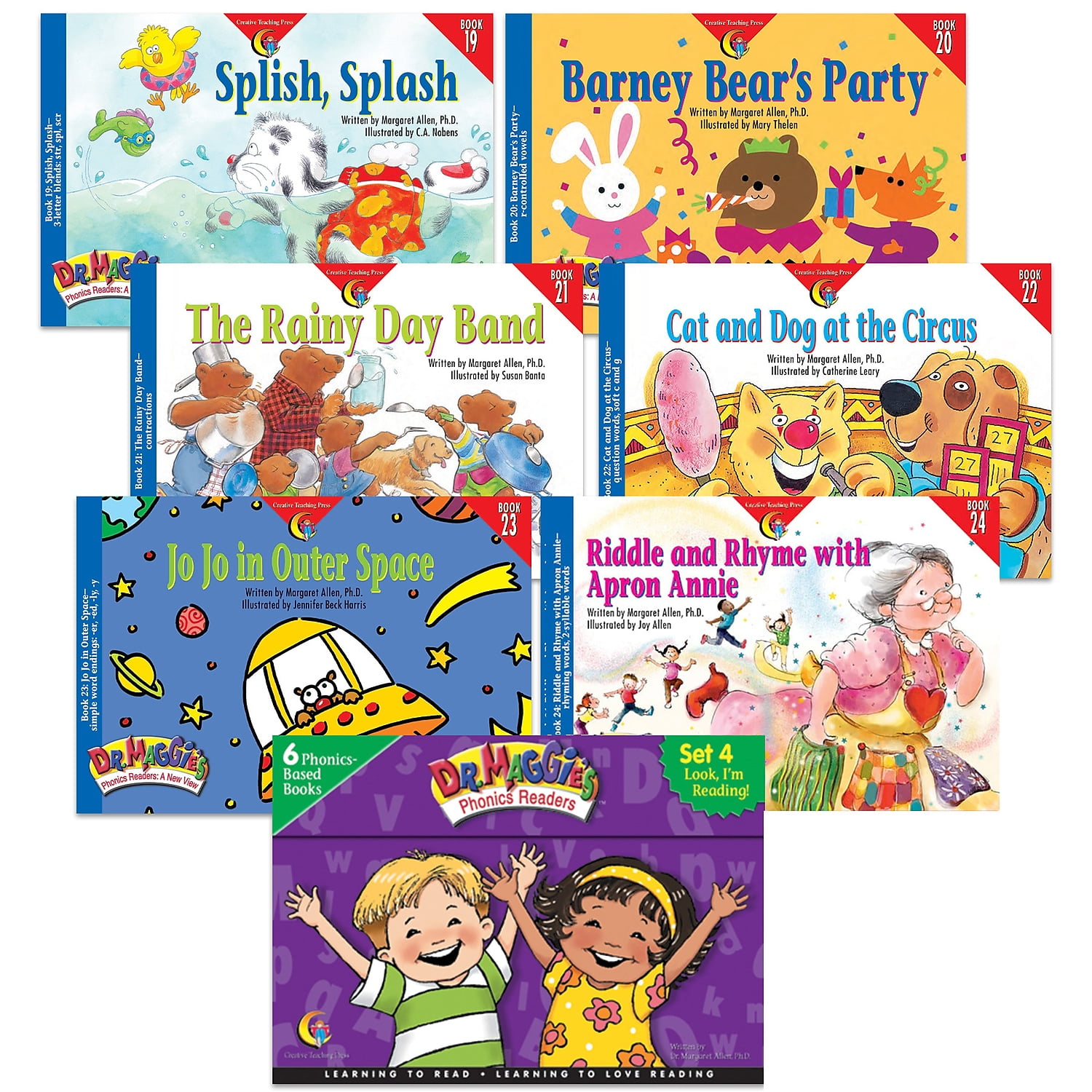 Creative Teaching Press® Dr. Maggie's Phonics Readers, Set 4: Look, I'm ...