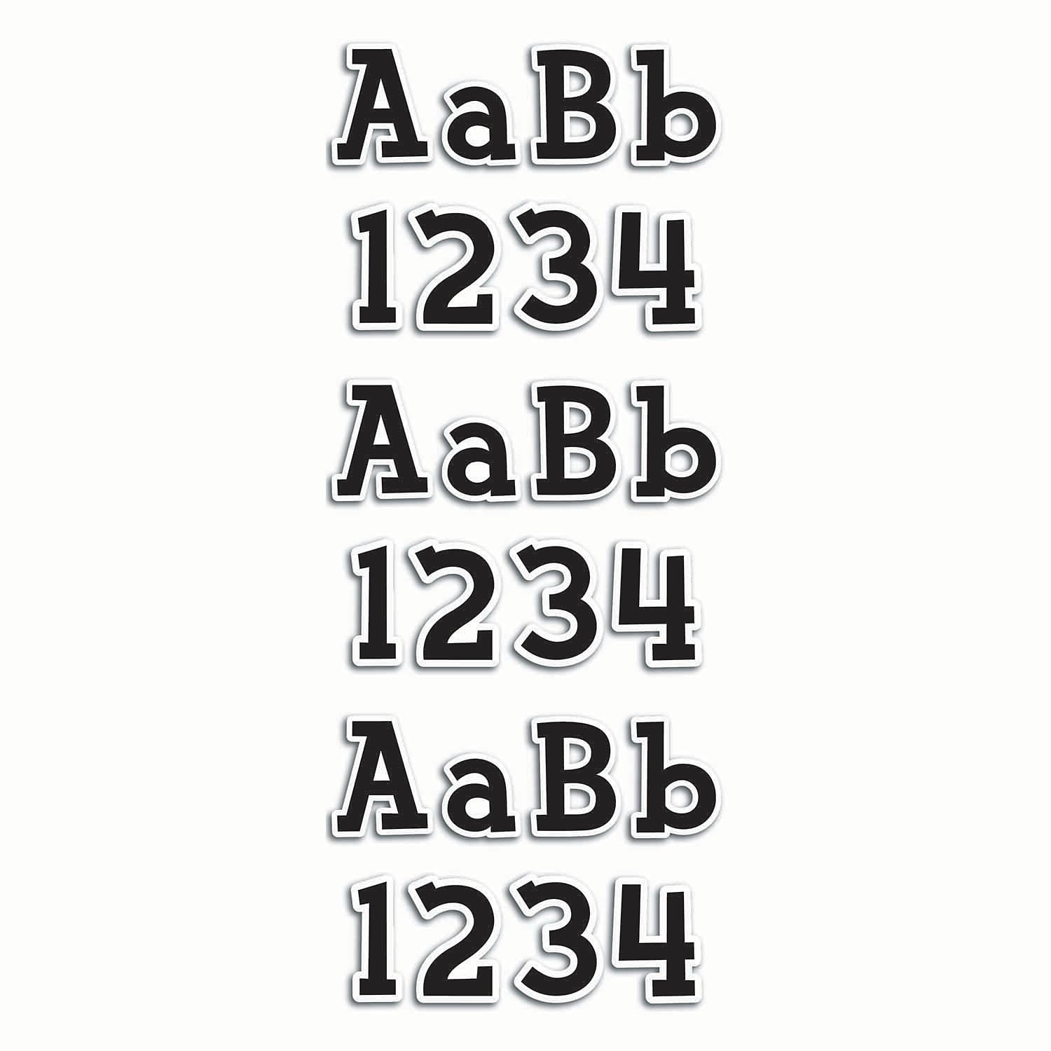 Creative Teaching Press Fancy Black, 4-Inch Designer Letters, 630 ...