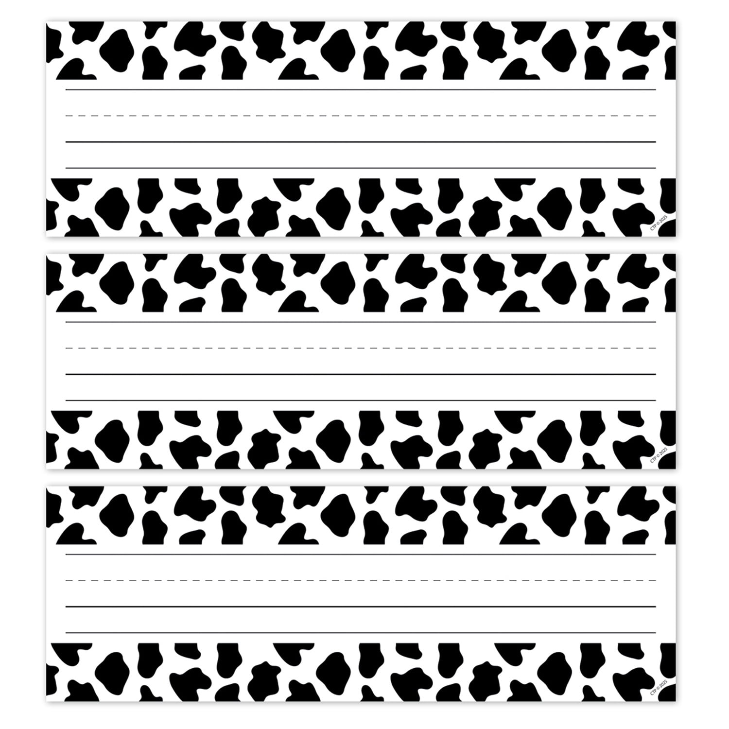 Creative Teaching Press Farm Friends Cow Print Name Plates, 36 Per Pack ...