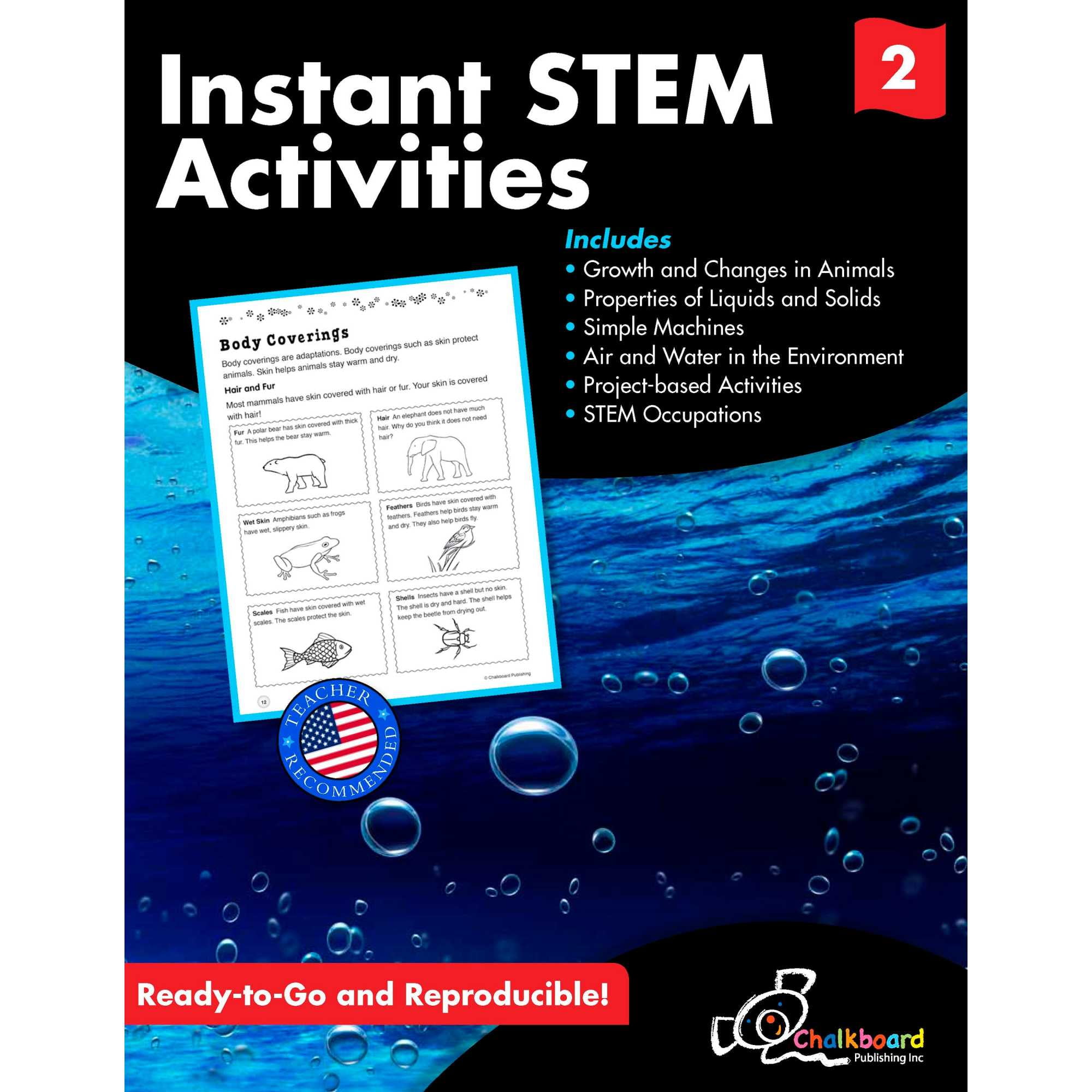 Creative Teaching Press Instant STEM Activities Workbook, 120 Pages ...
