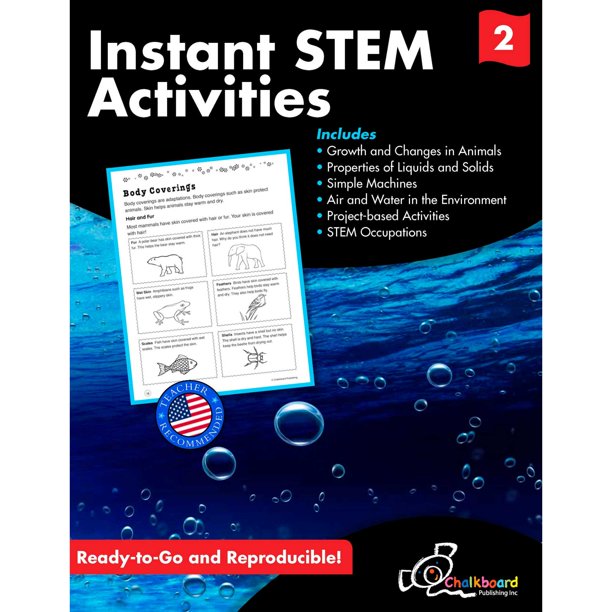 Creative Teaching Press Instant STEM Activities Workbook, 120 Pages ...