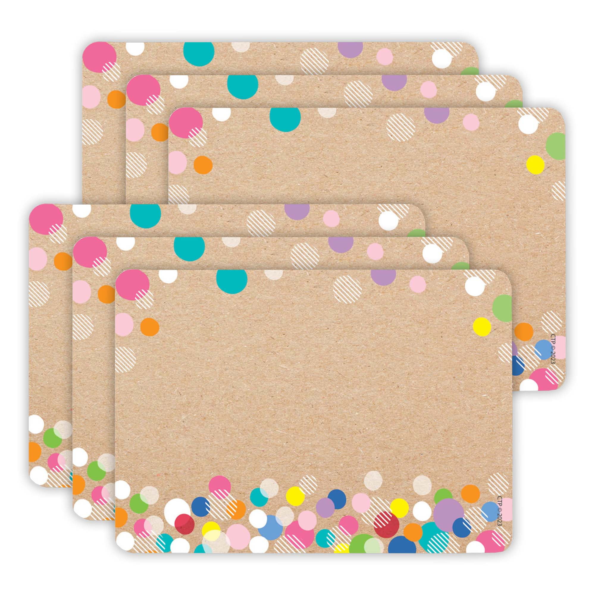 Creative Teaching Press Krafty Pop Colorful Kraft Bubbles Labels, 2-1/2 ...