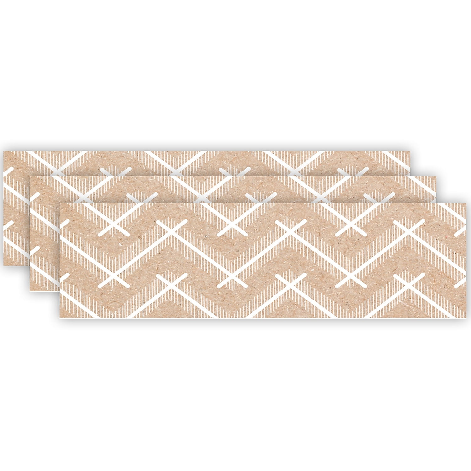 Creative Teaching Press Krafty Pop Kraft Chevron EZ Border, 48 Feet Per ...