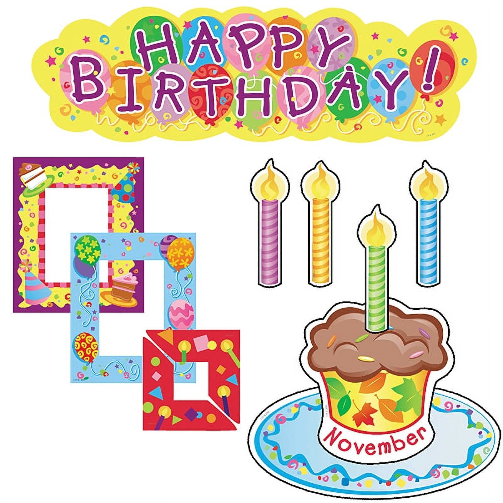 Creative Teaching Press® Mini Bulletin Board Set, Birthdays - Walmart.com
