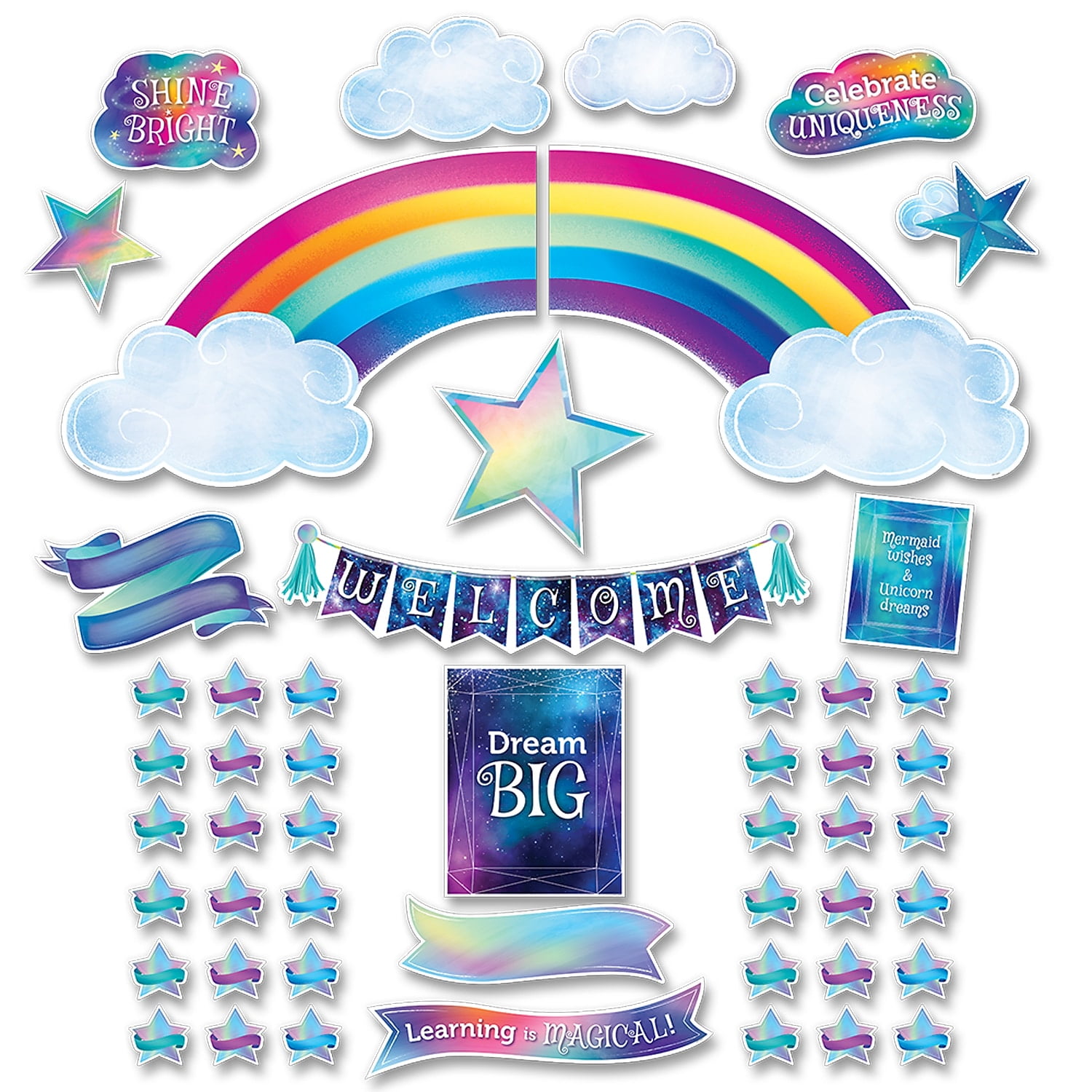 Creative Teaching Press Mystical Magical Shine Bright Bulletin Board 46 ...