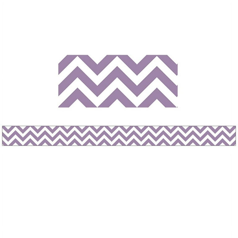 Purple Chevron Borders