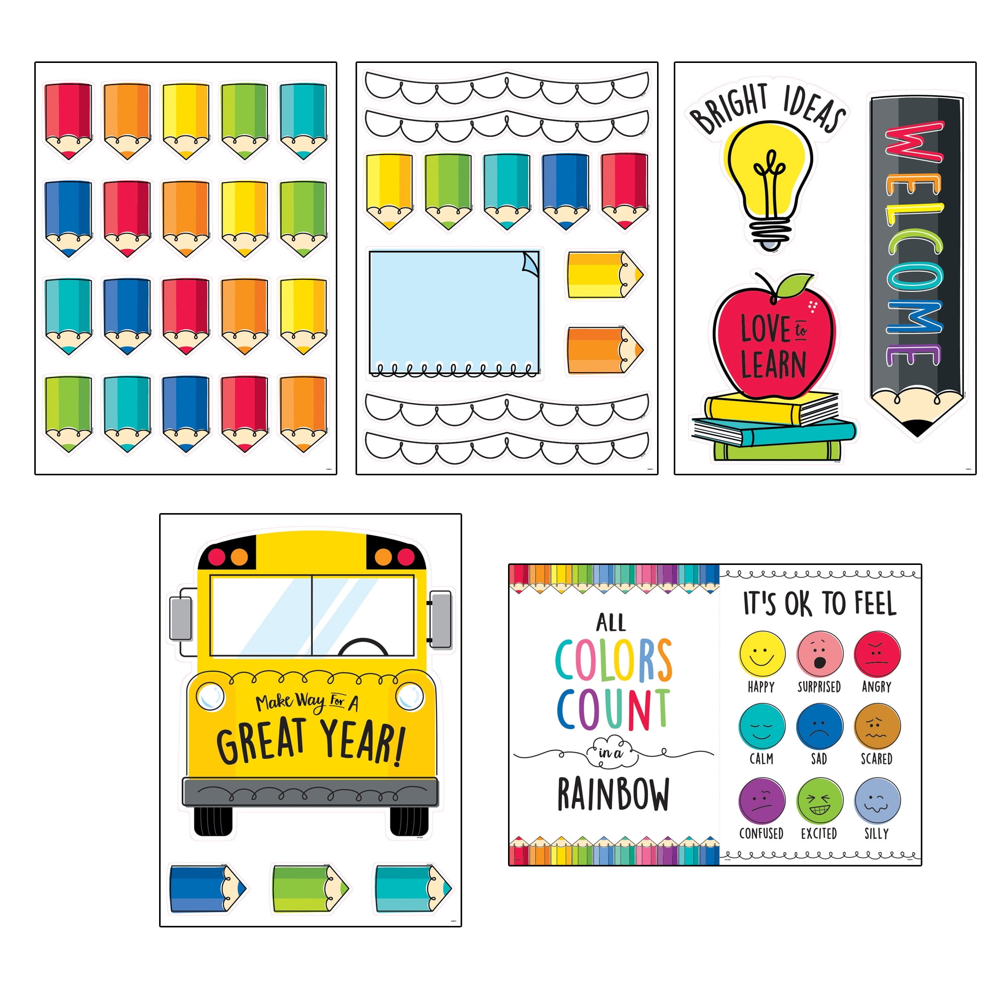 Creative Teaching Press Ready For School Bulletin Board - Walmart.com