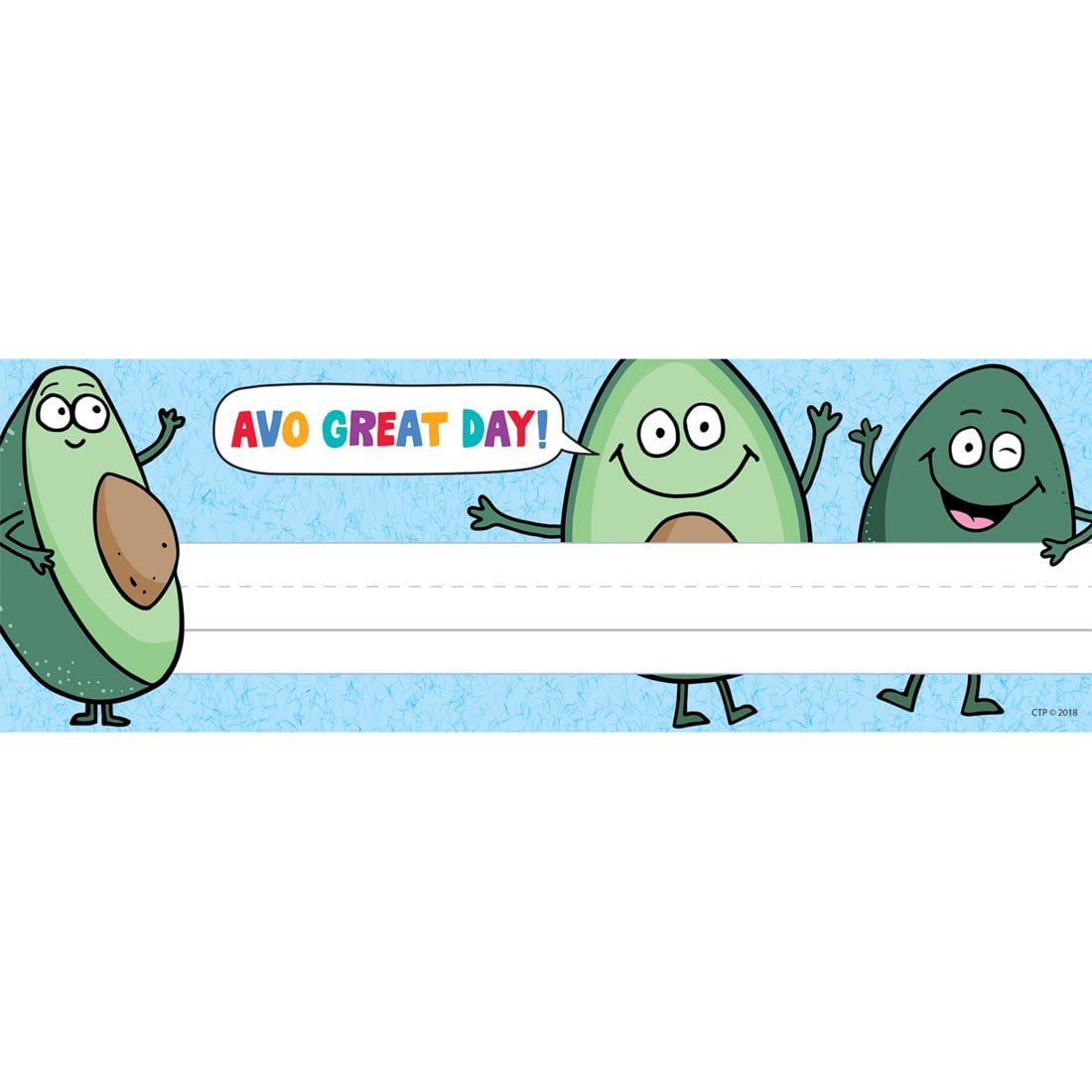 Creative Teaching Press So Much Pun! AVO Great Day! Name Plates (8460 ...