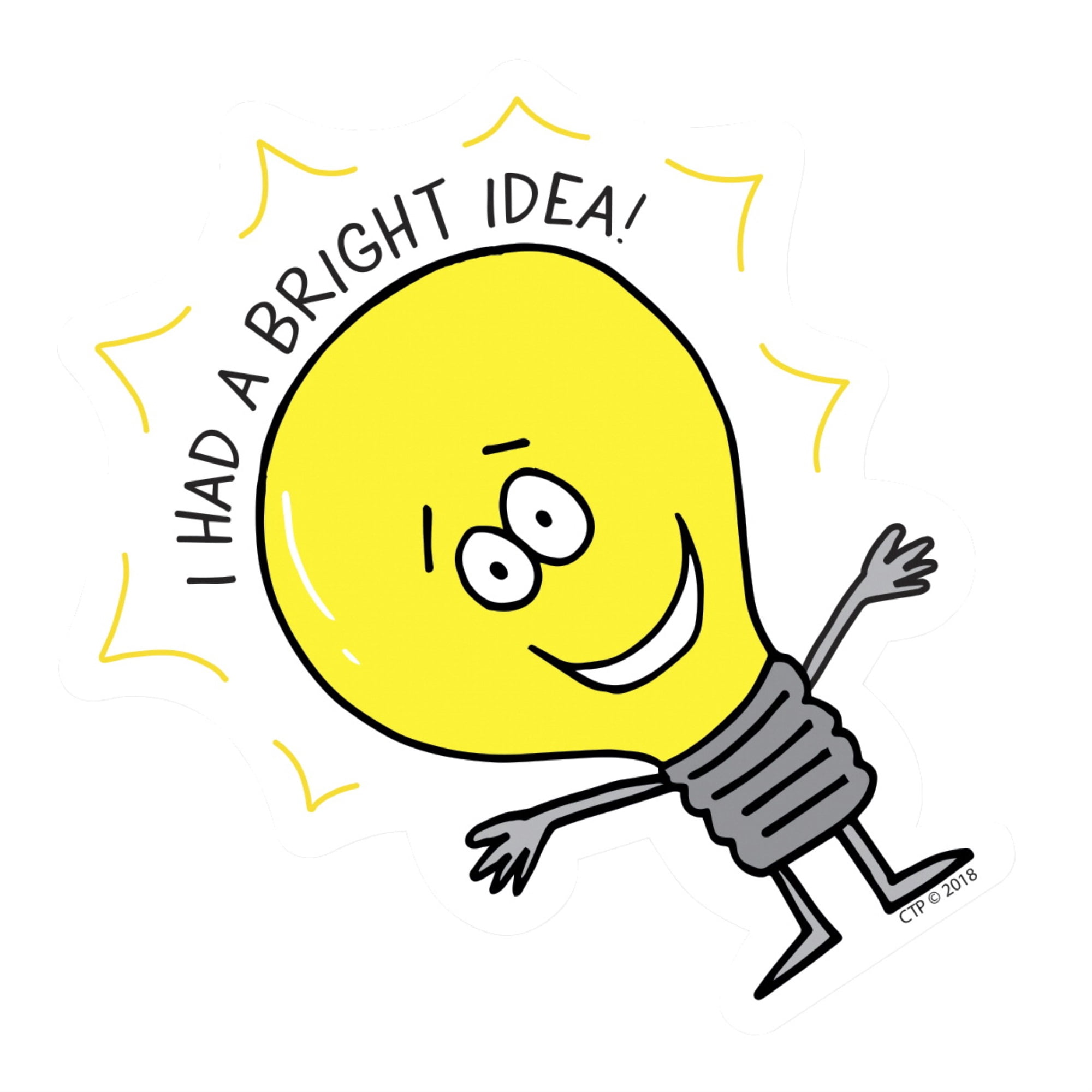 So Much Pun! Bright Idea Badge - Walmart.com