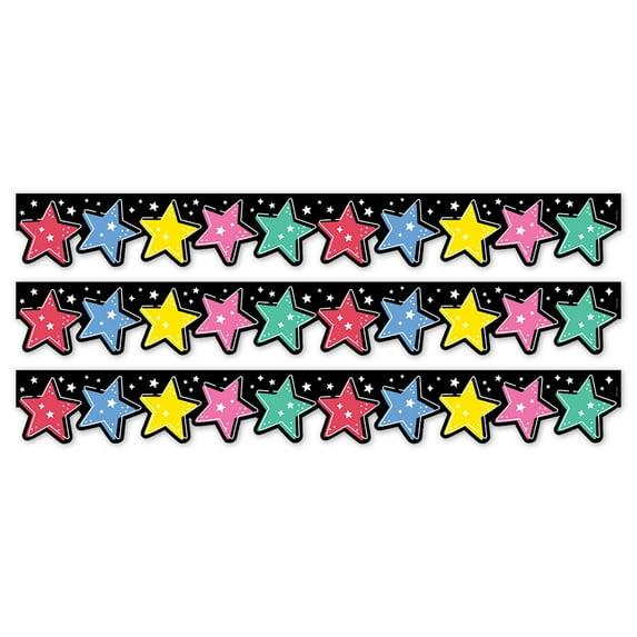 Creative Teaching Press Star Bright EZ Border, 48 Feet Per Pack, 3 ...