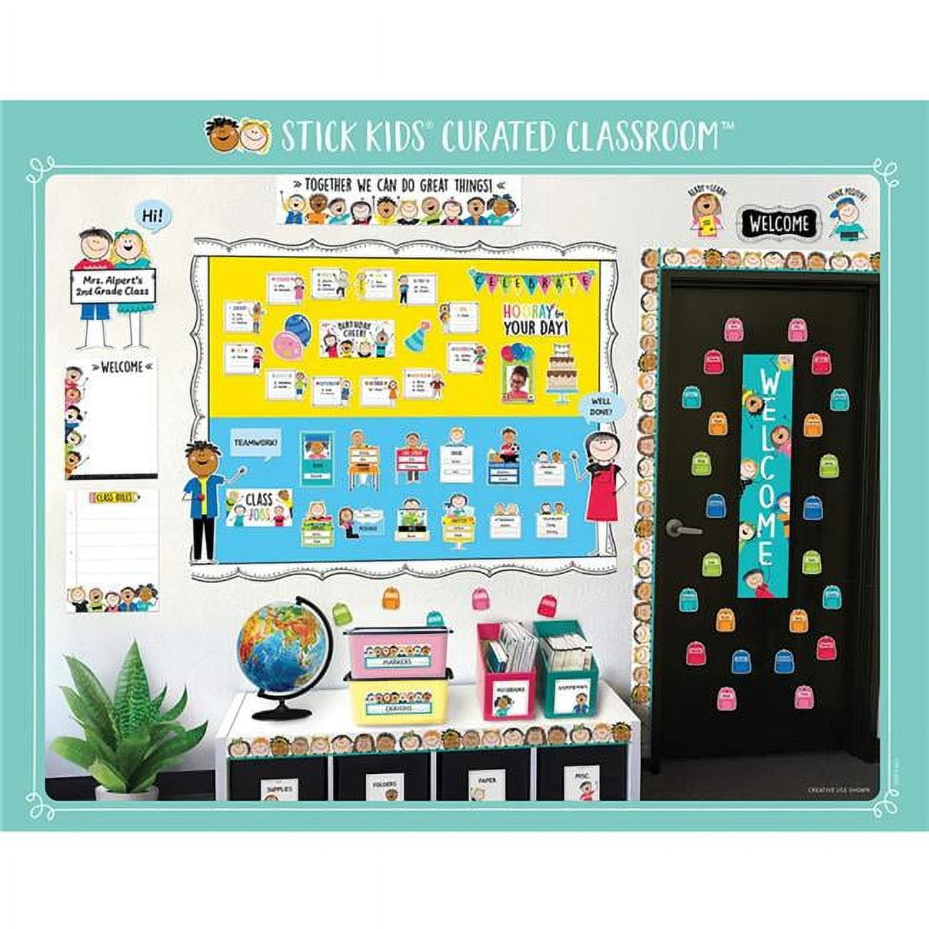 Creative Teaching Press Stick Kids Curated Classroom - Walmart Business ...