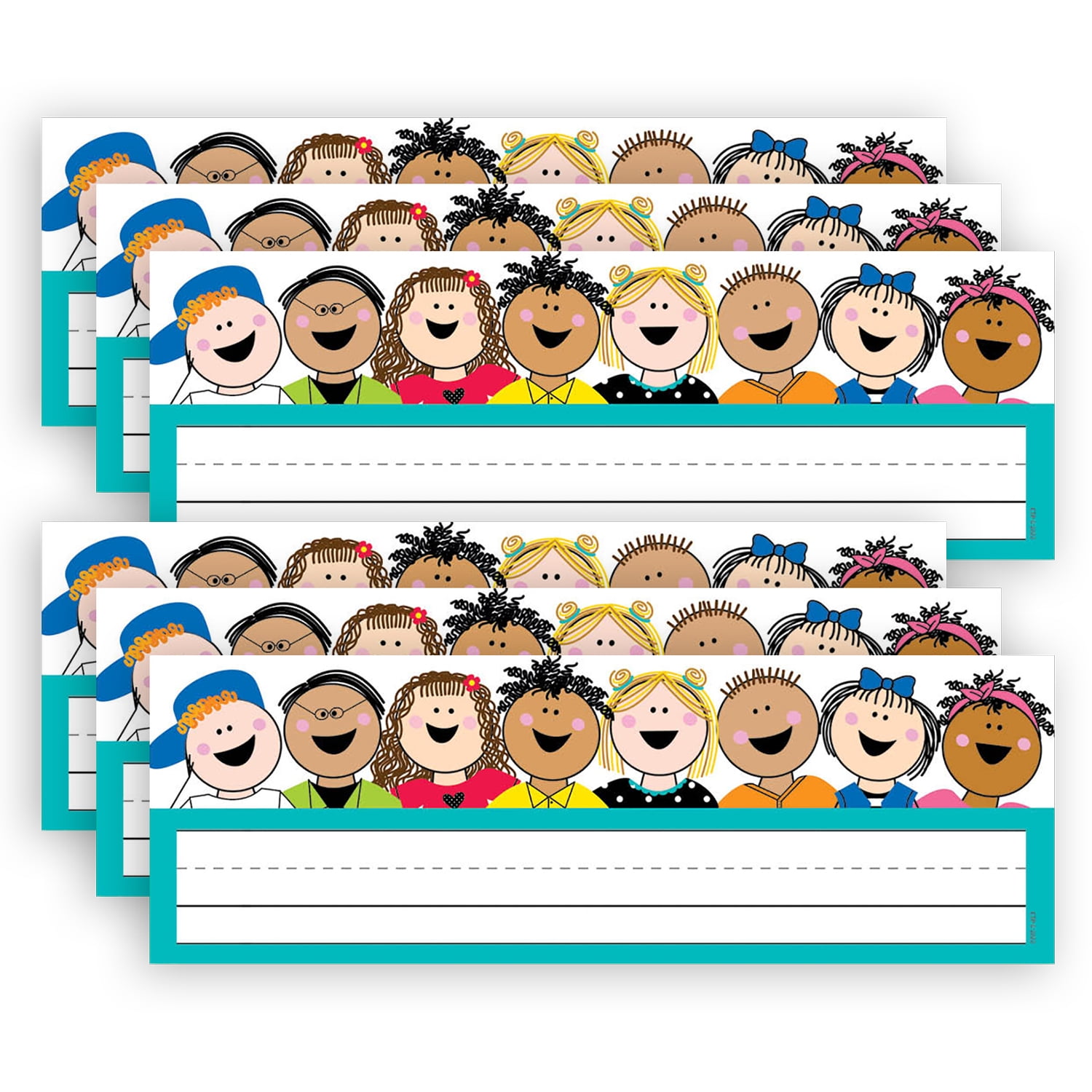 Creative Teaching Press Stick Kids Name Plates, 9-1/2