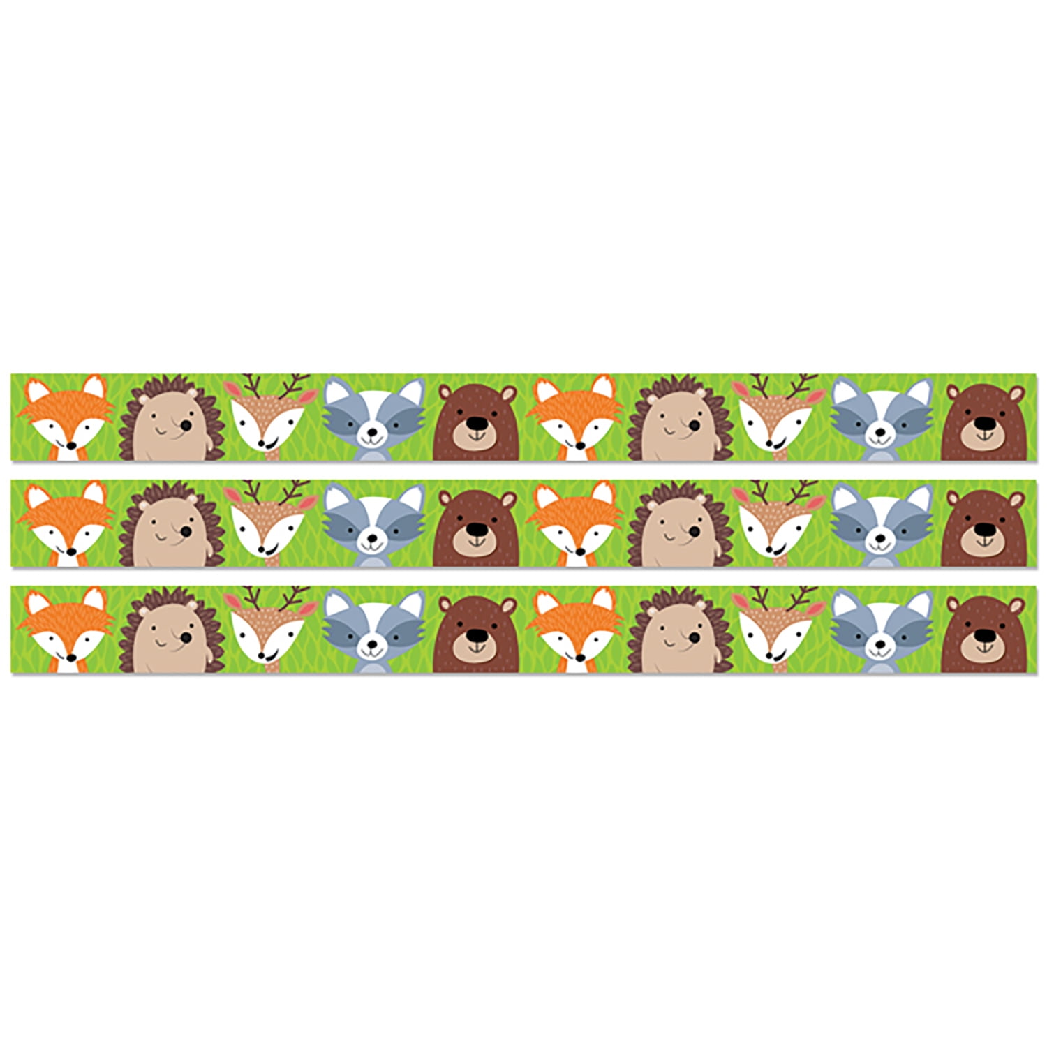 Creative Teaching Press Woodland Animals EZ Border, 48 Feet Per Pack, 3 ...