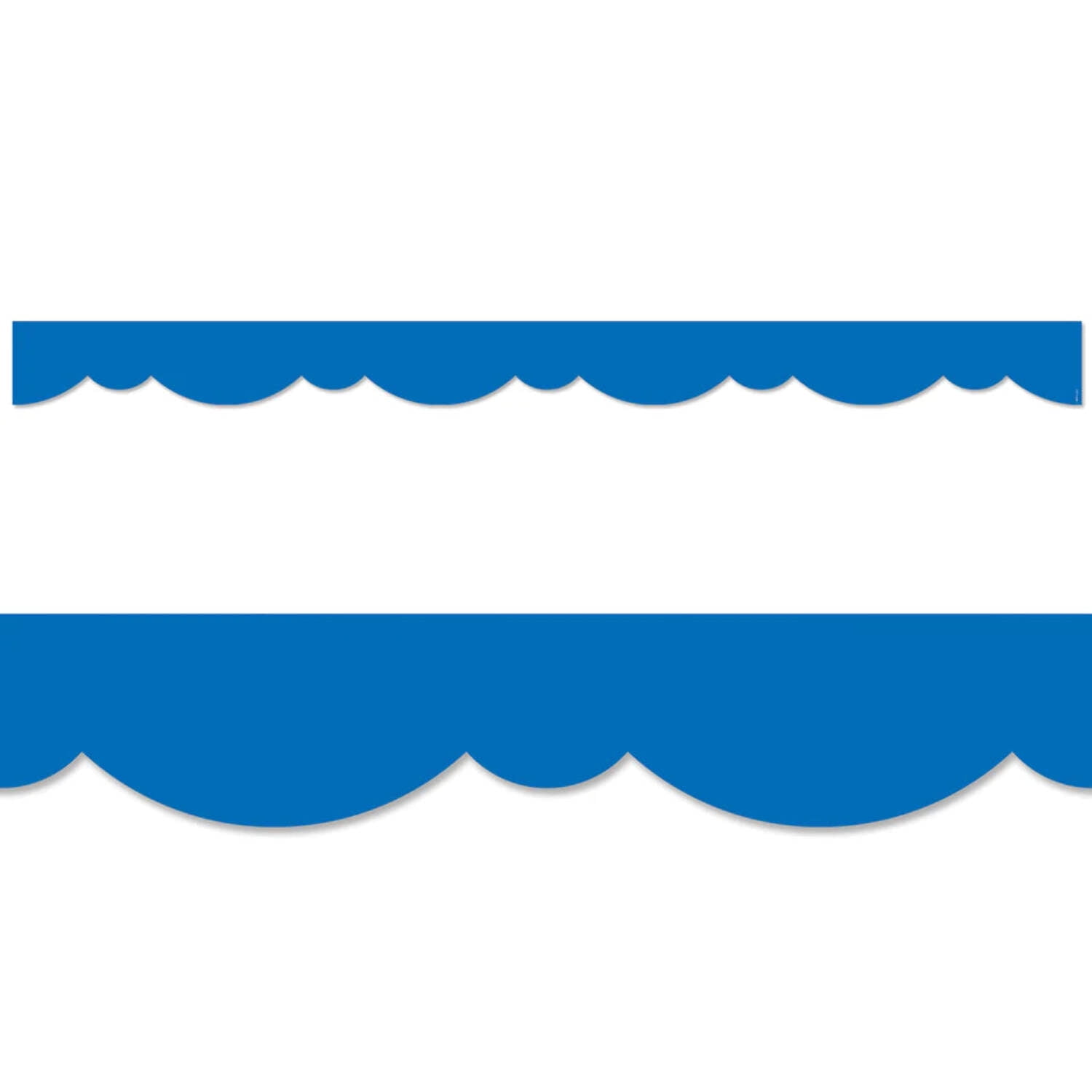 Creative Teaching Royal Blue Stylish Scallops Border EZ Border, 48 Ft ...