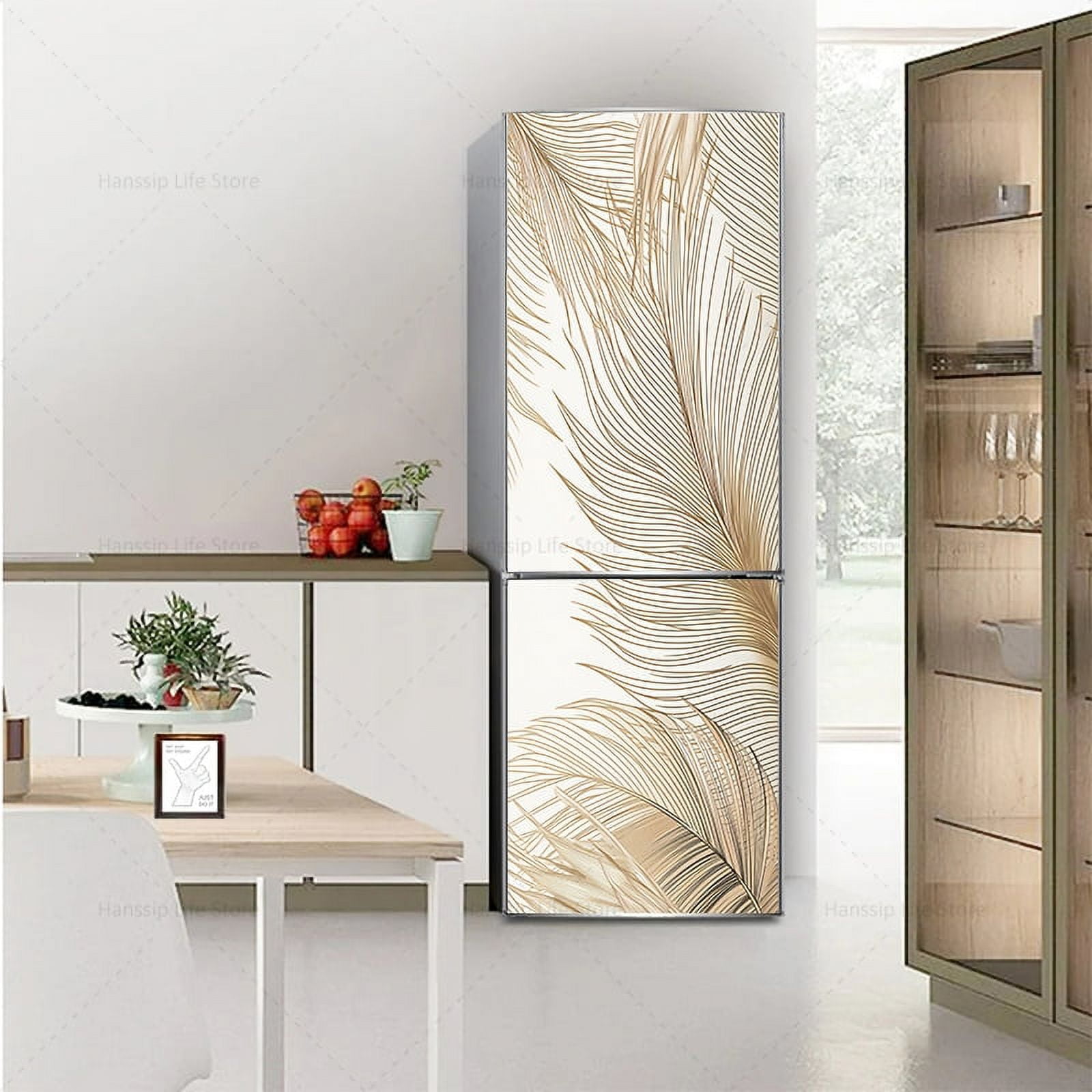 Creative Teleph Coffee Poster Fridge Door Sticker Mural Cover ...