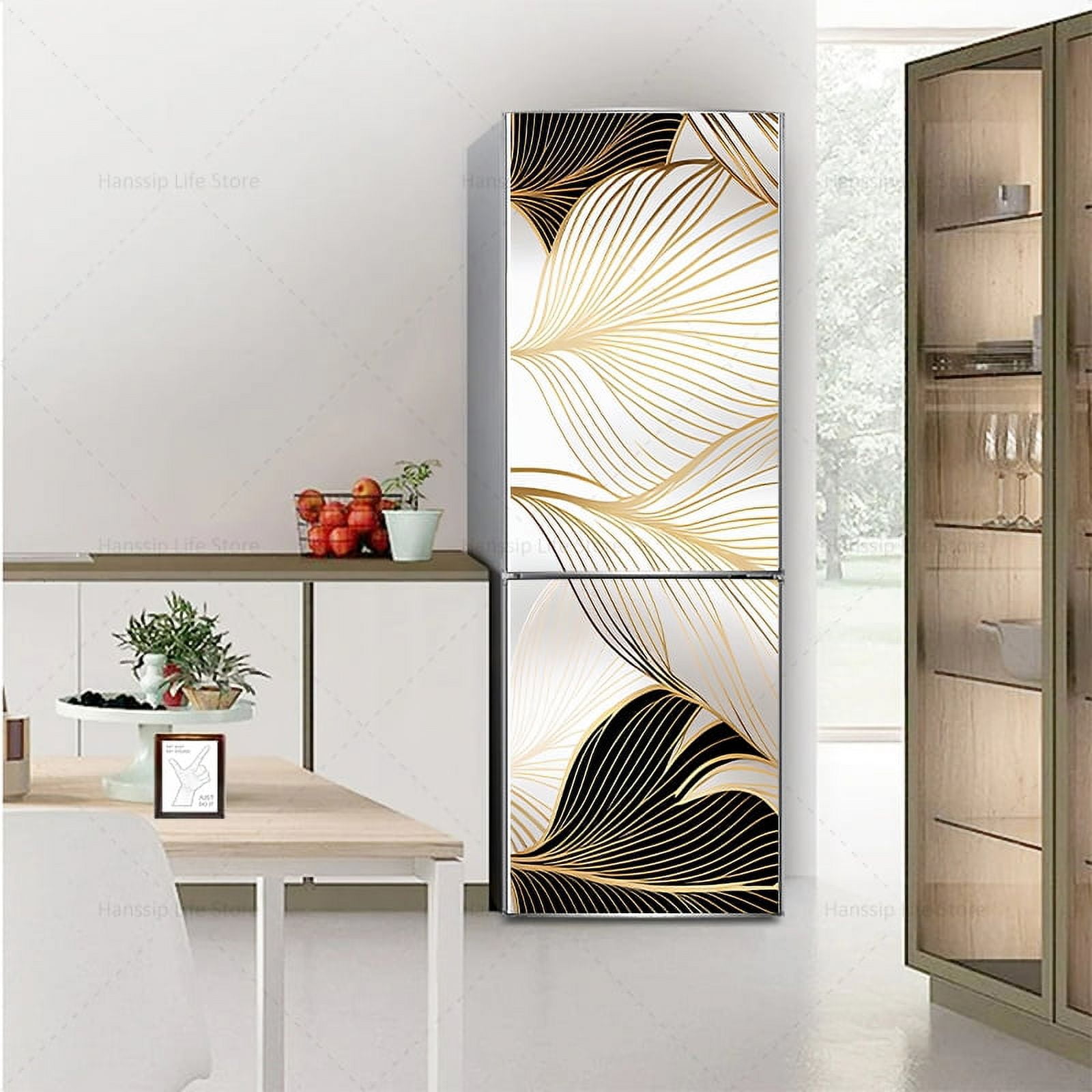 Creative Teleph Coffee Poster Fridge Door Sticker Mural Cover ...
