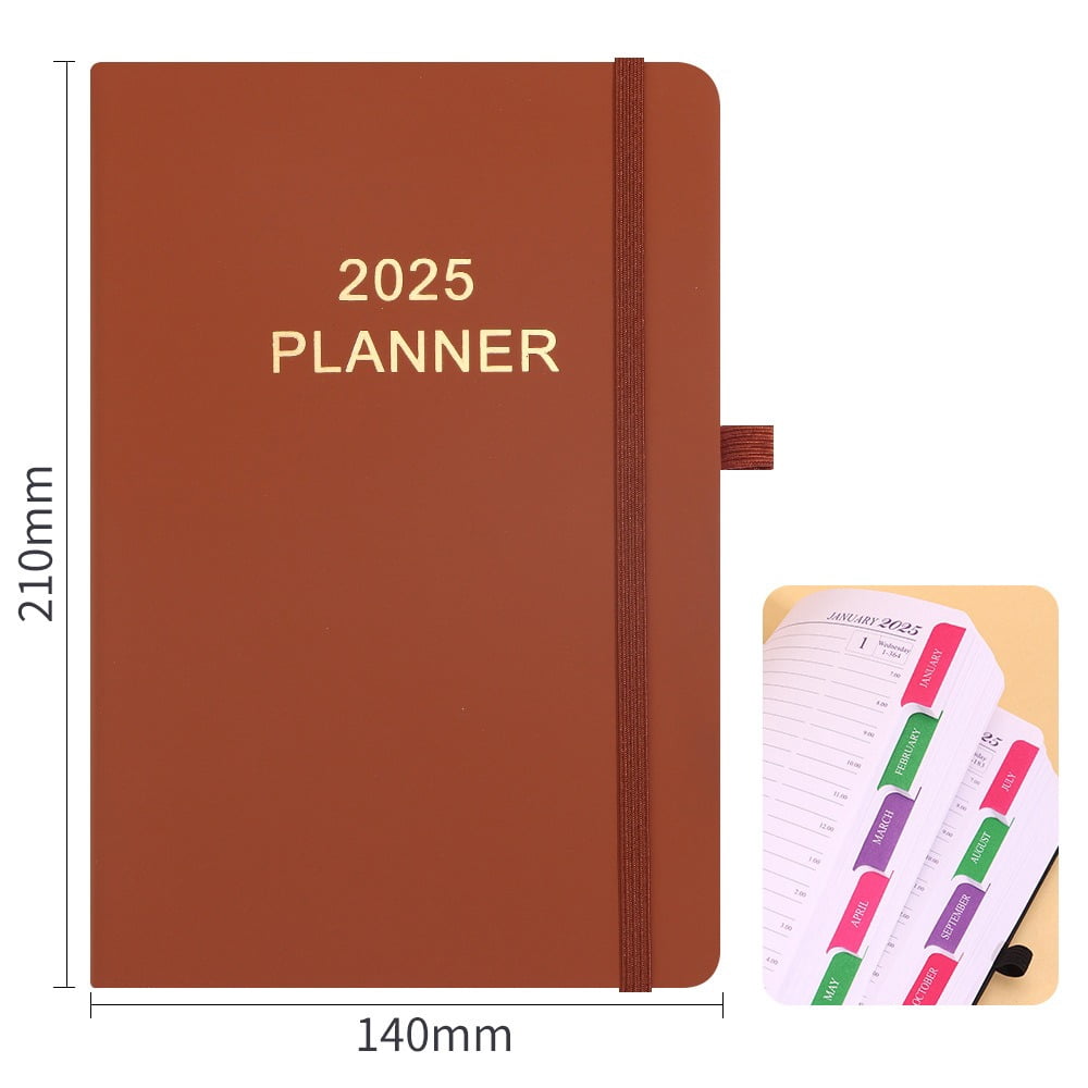 Creative Thickened Calendar Book PU 365 Day To Do List Schedule Book ...